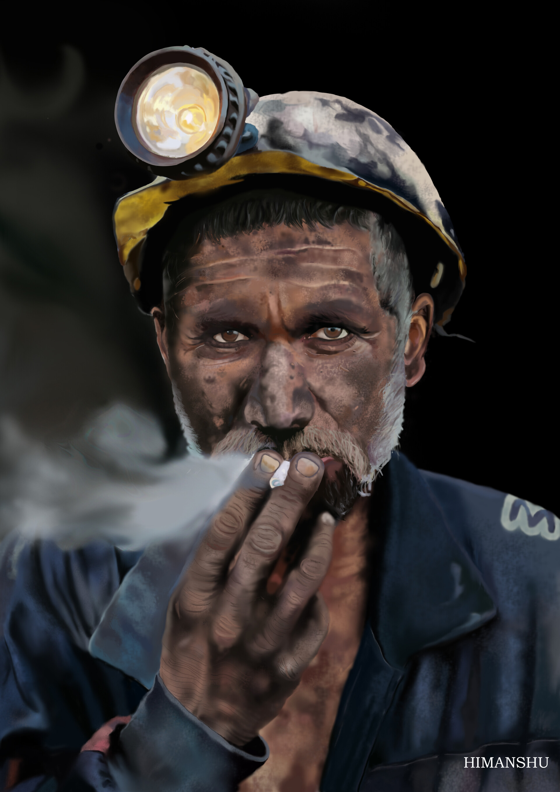 ArtStation - Smoking labour