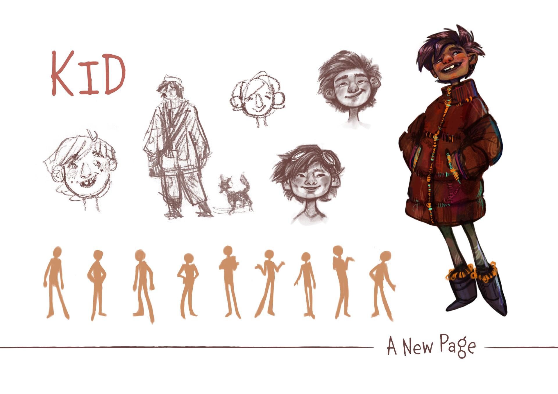 ArtStation - Kid - Character Design