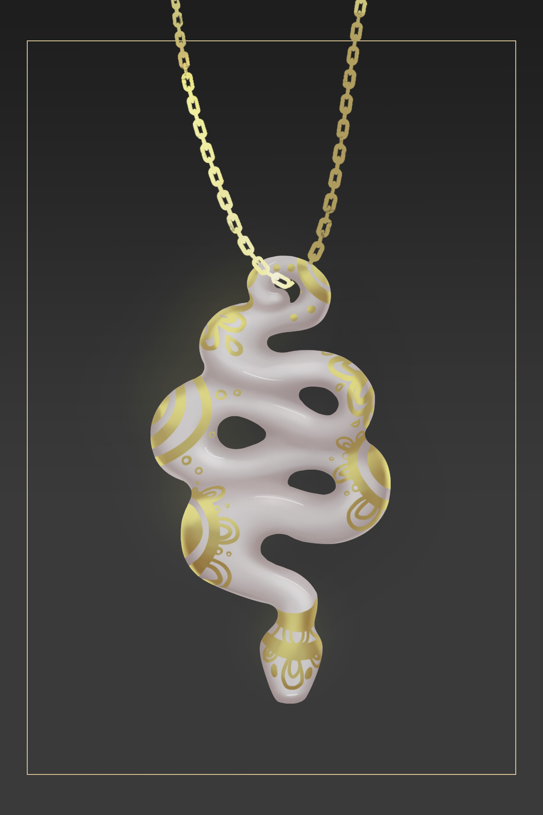 ArtStation - Snake Pendant