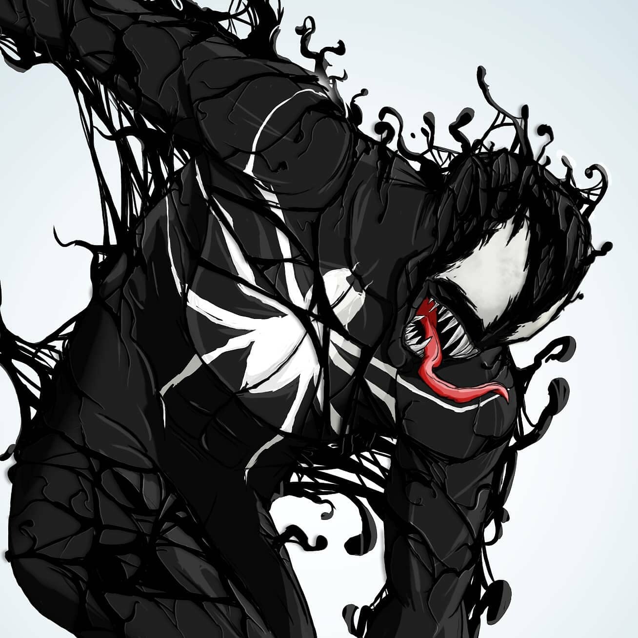 Gary Martins - Symbiote on Statue