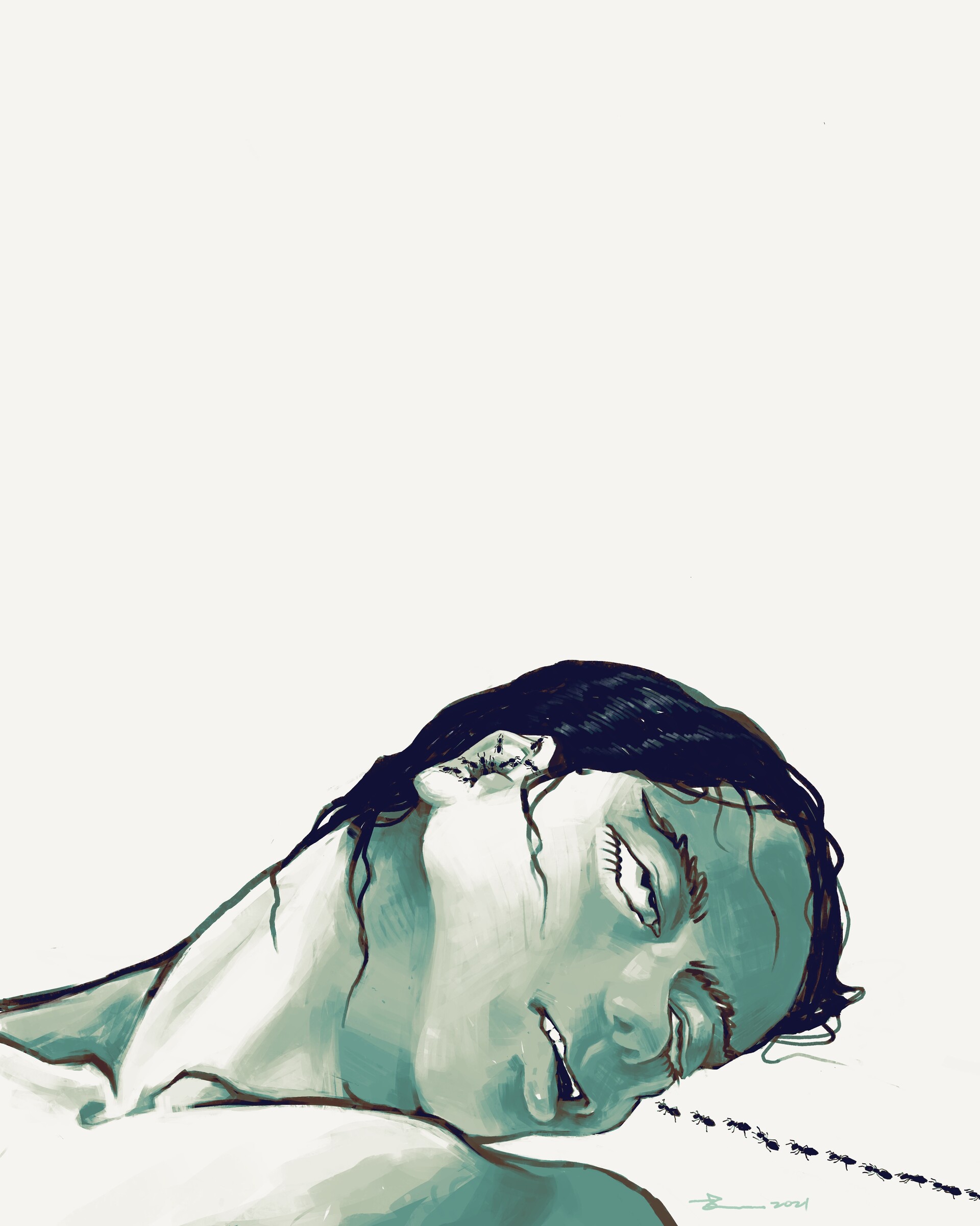 ArtStation - 🐜In one ear and out the other 🐜🐜