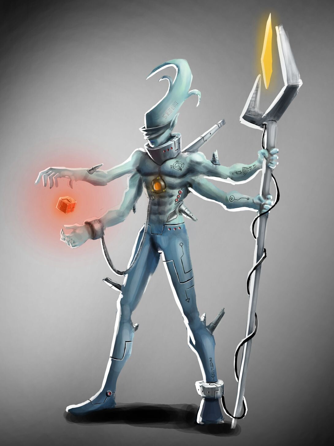 ArtStation - Synthetic being - Engineer