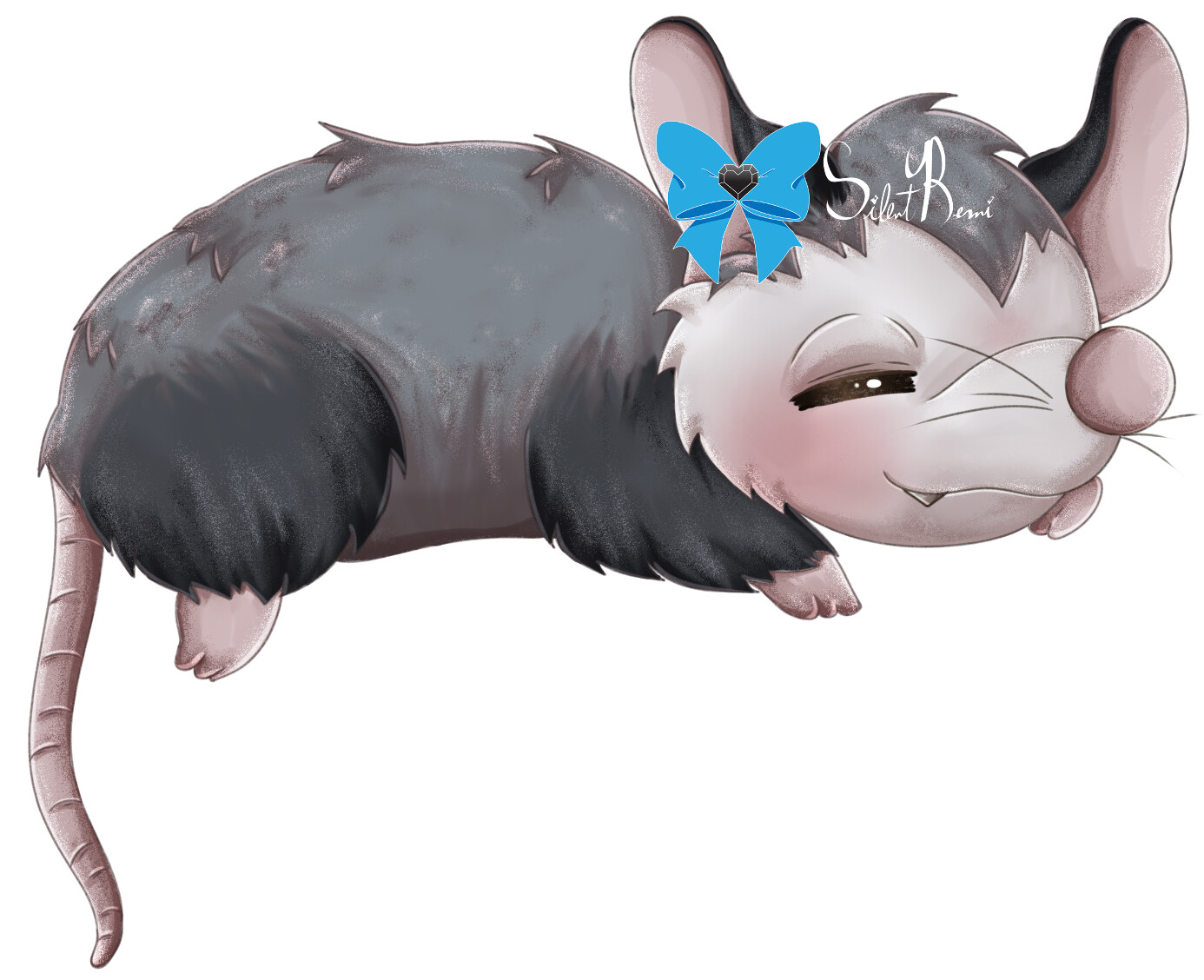 Silent Remi - Chibi Possum Commission