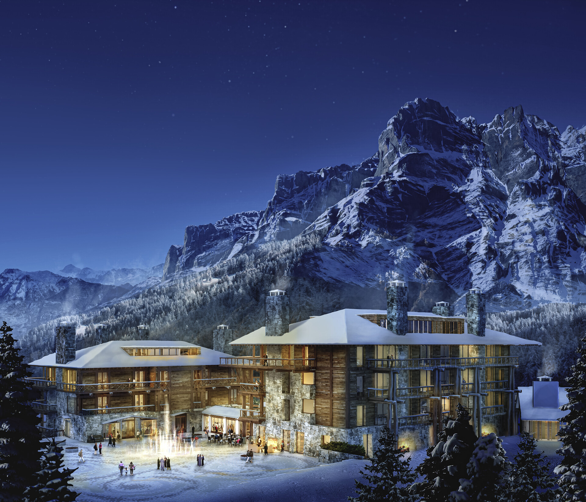 ArtStation - CGI Render- Mountain Resort