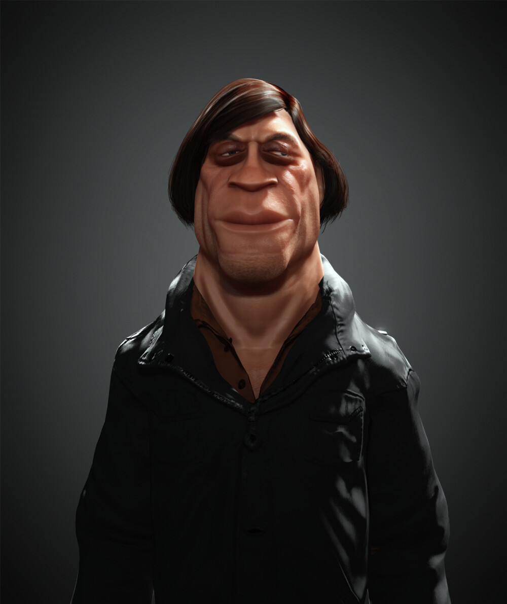 Peter Alexander - Anton Chigurh (caricature) for Character Creator