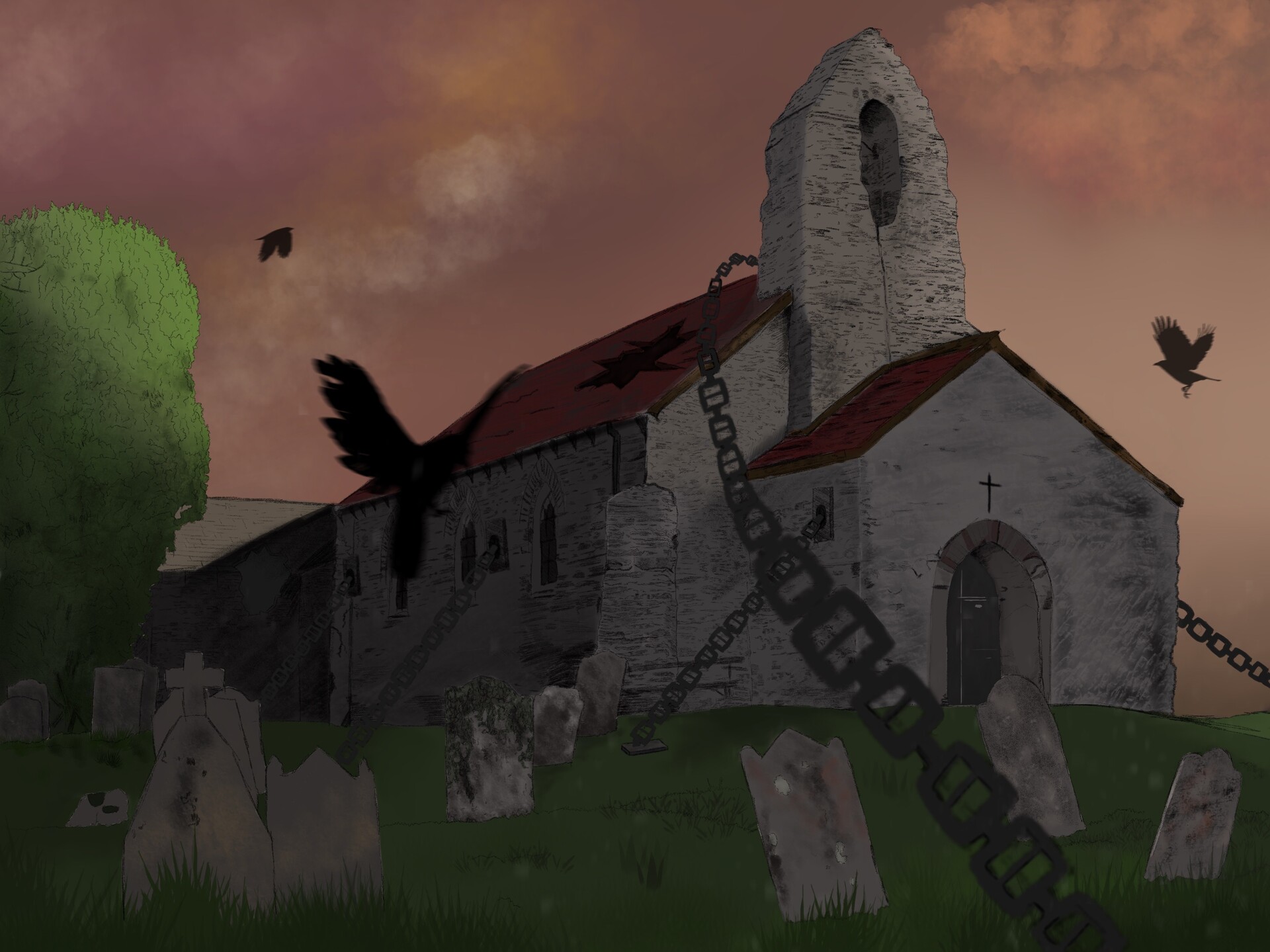 ArtStation - Abandoned Church