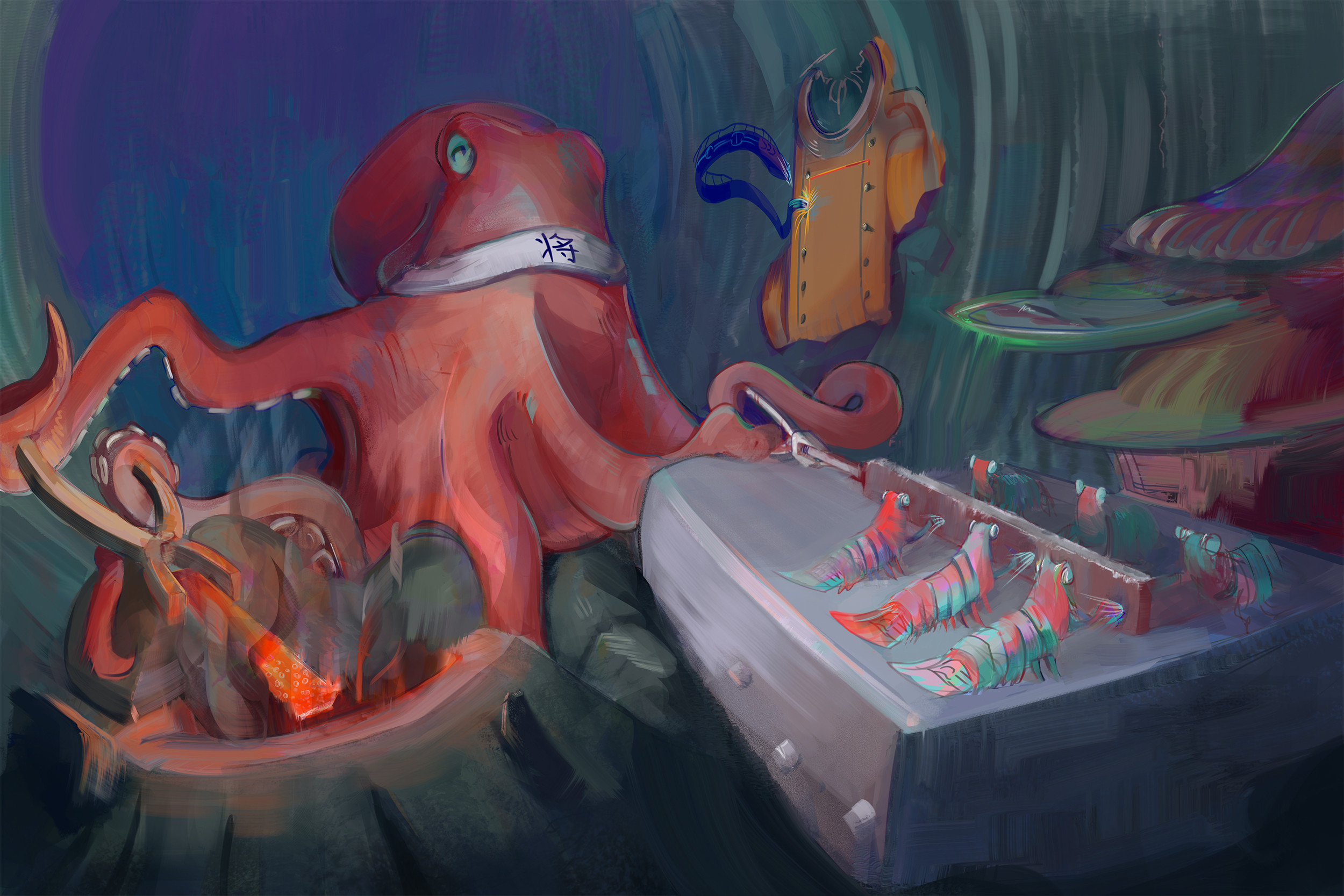 Squid Inking Finding Nemo