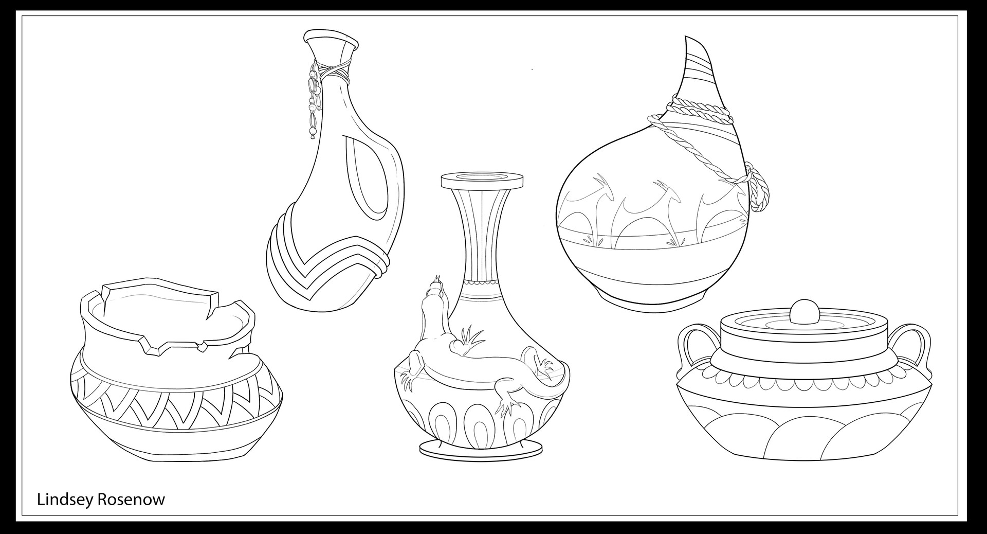 ArtStation - Prop Design: Pottery