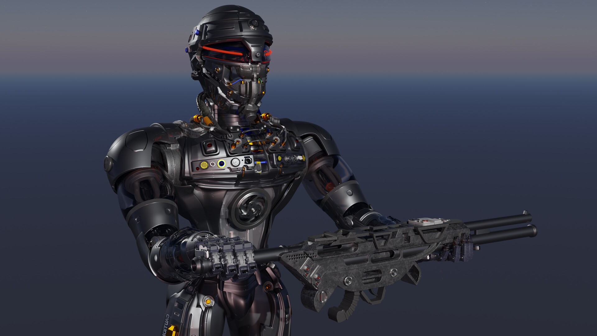 ArtStation - Robot completo armado