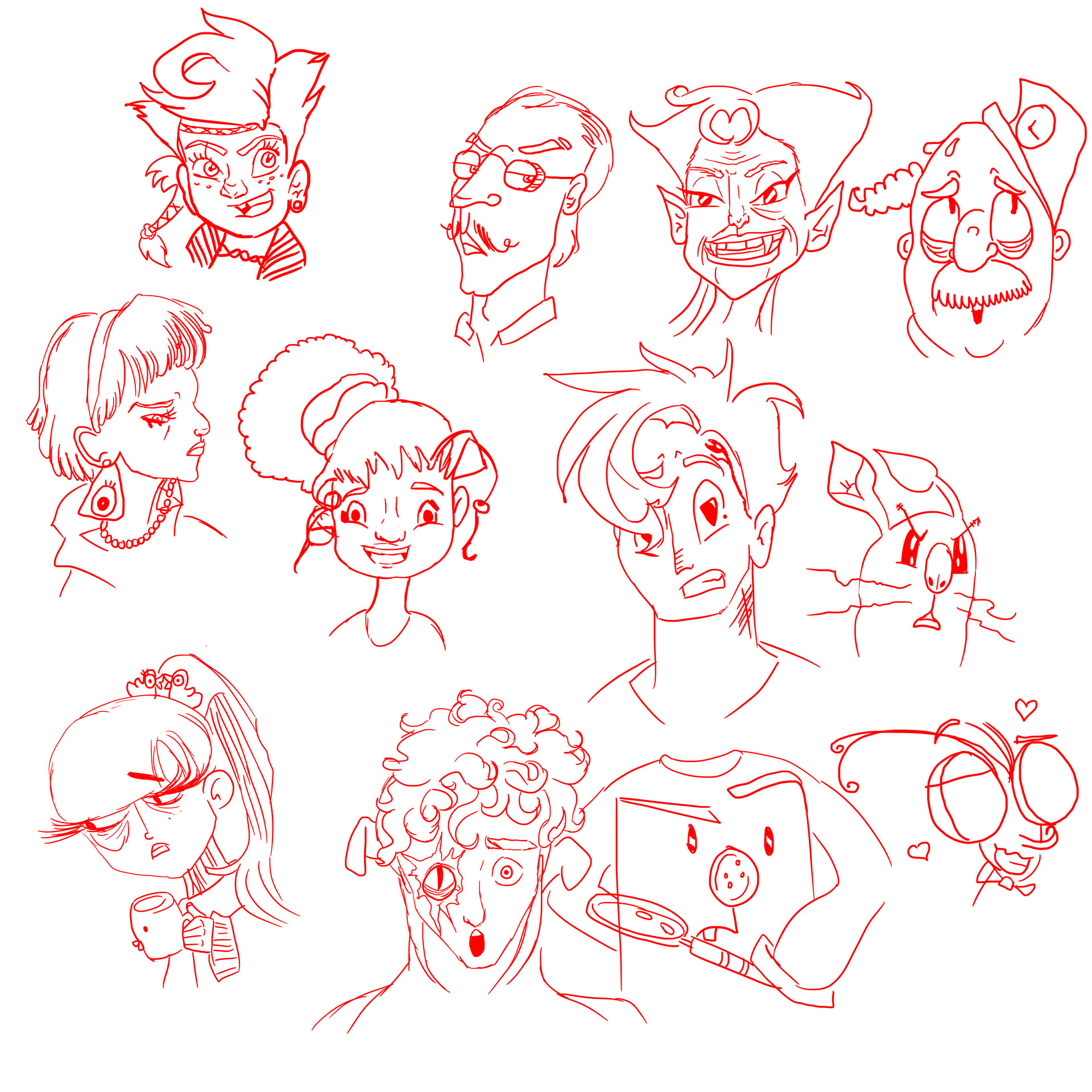ArtStation - CHARACTER_SKETCHES