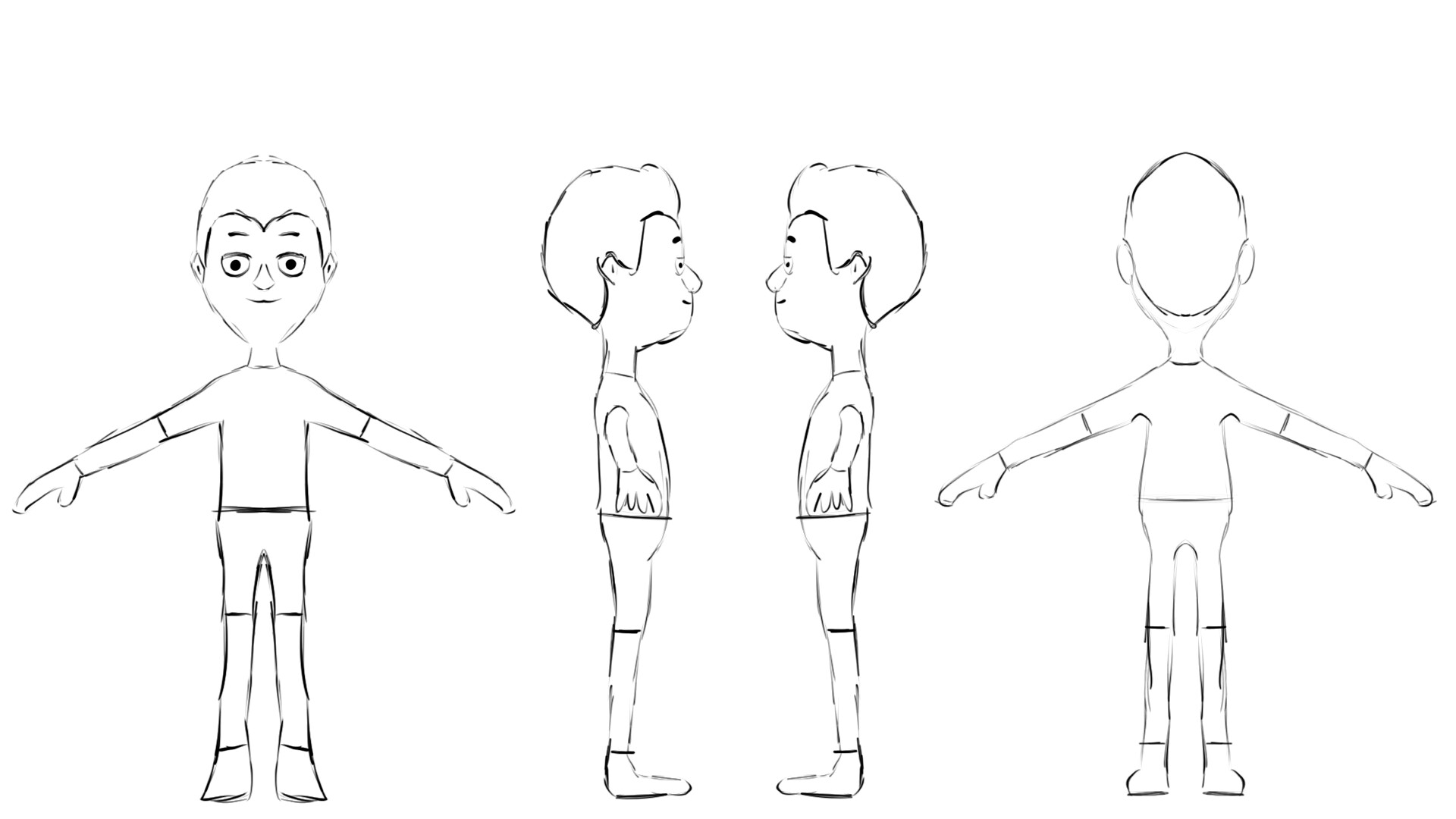 ArtStation - Concept Art Persona 1 (Expresiones y Vestuario + 3d Model)