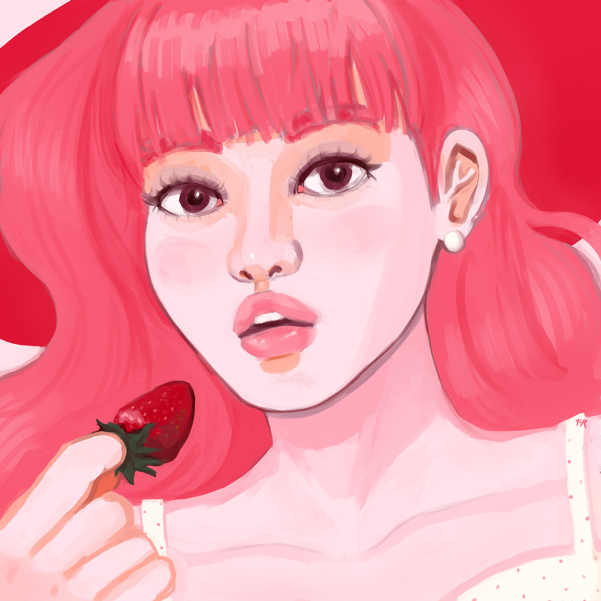 ArtStation - Strawberry girl