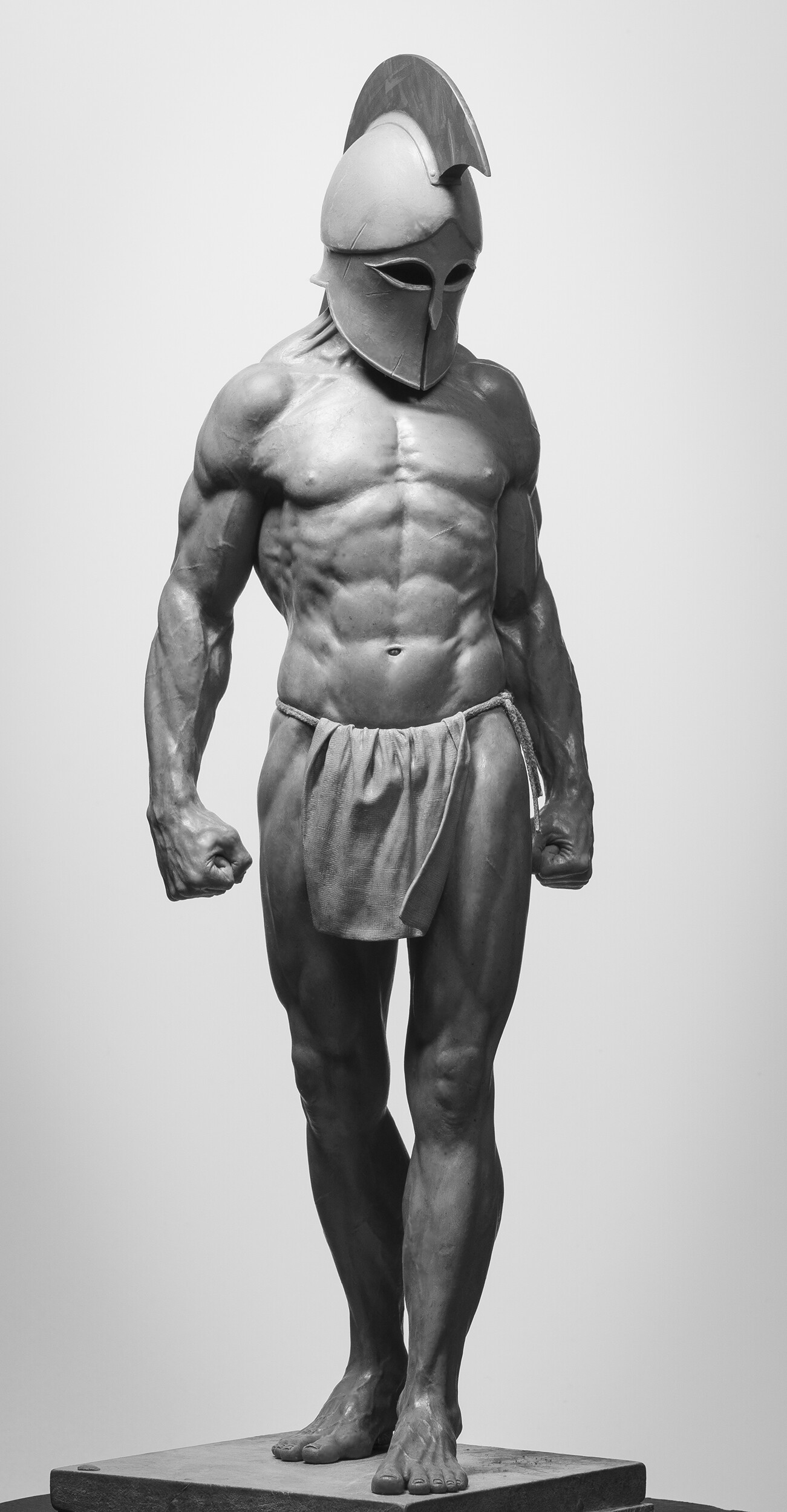 Spartan Soldier Statue