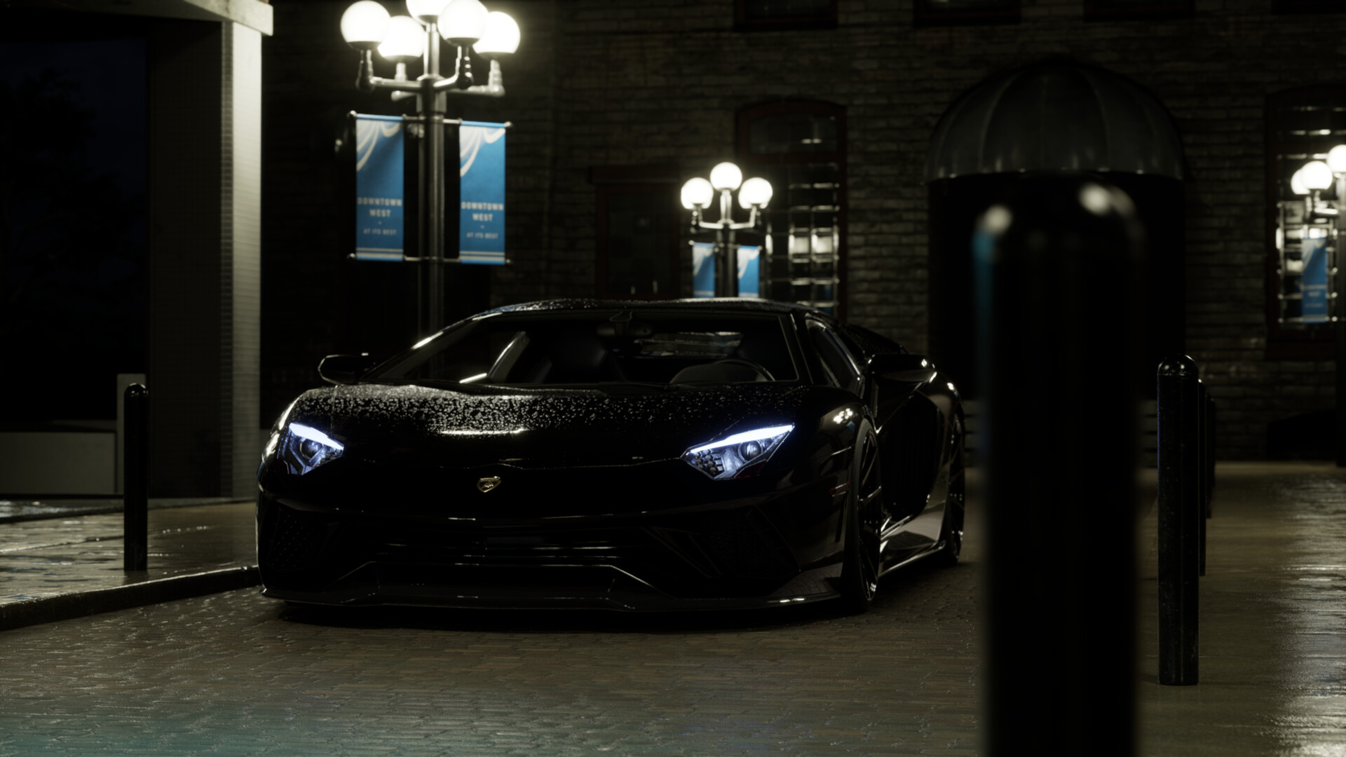 lamborghini edit night