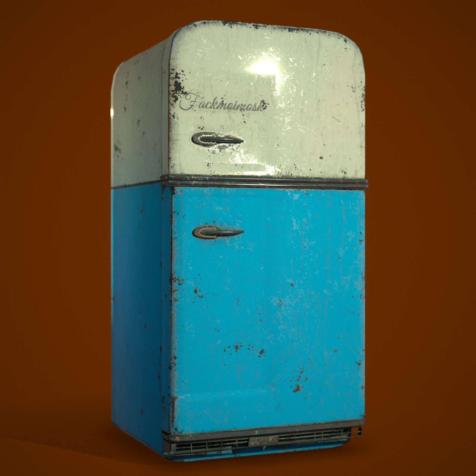 ArtStation - Retro Fridge