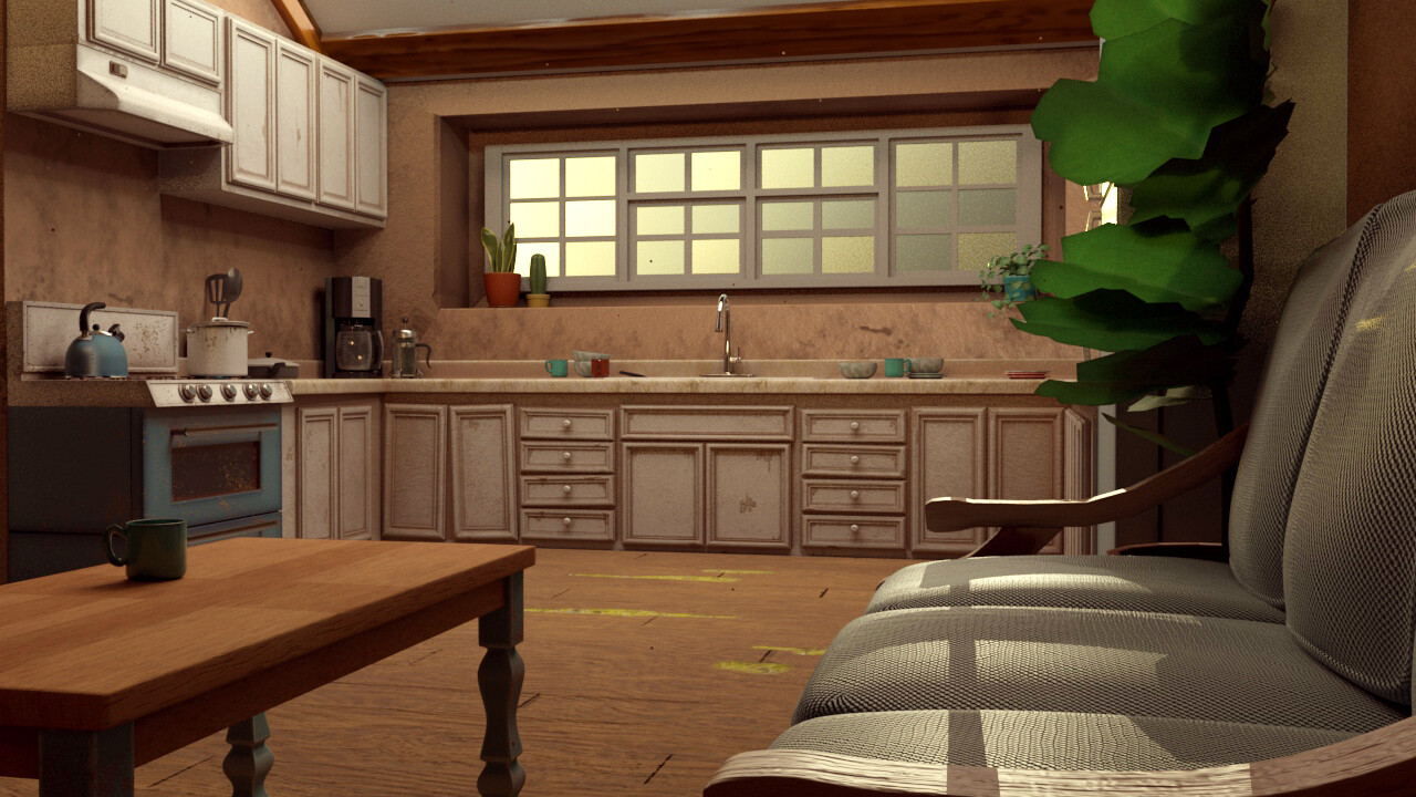 ArtStation - Kitchen Scene