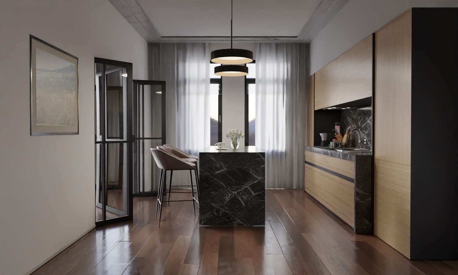 ArtStation - MODERN_KITCHEN_01