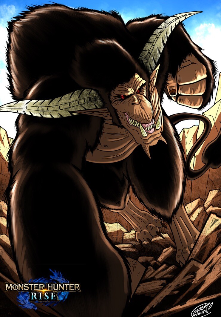 ArtStation - MHRISE - Rajang