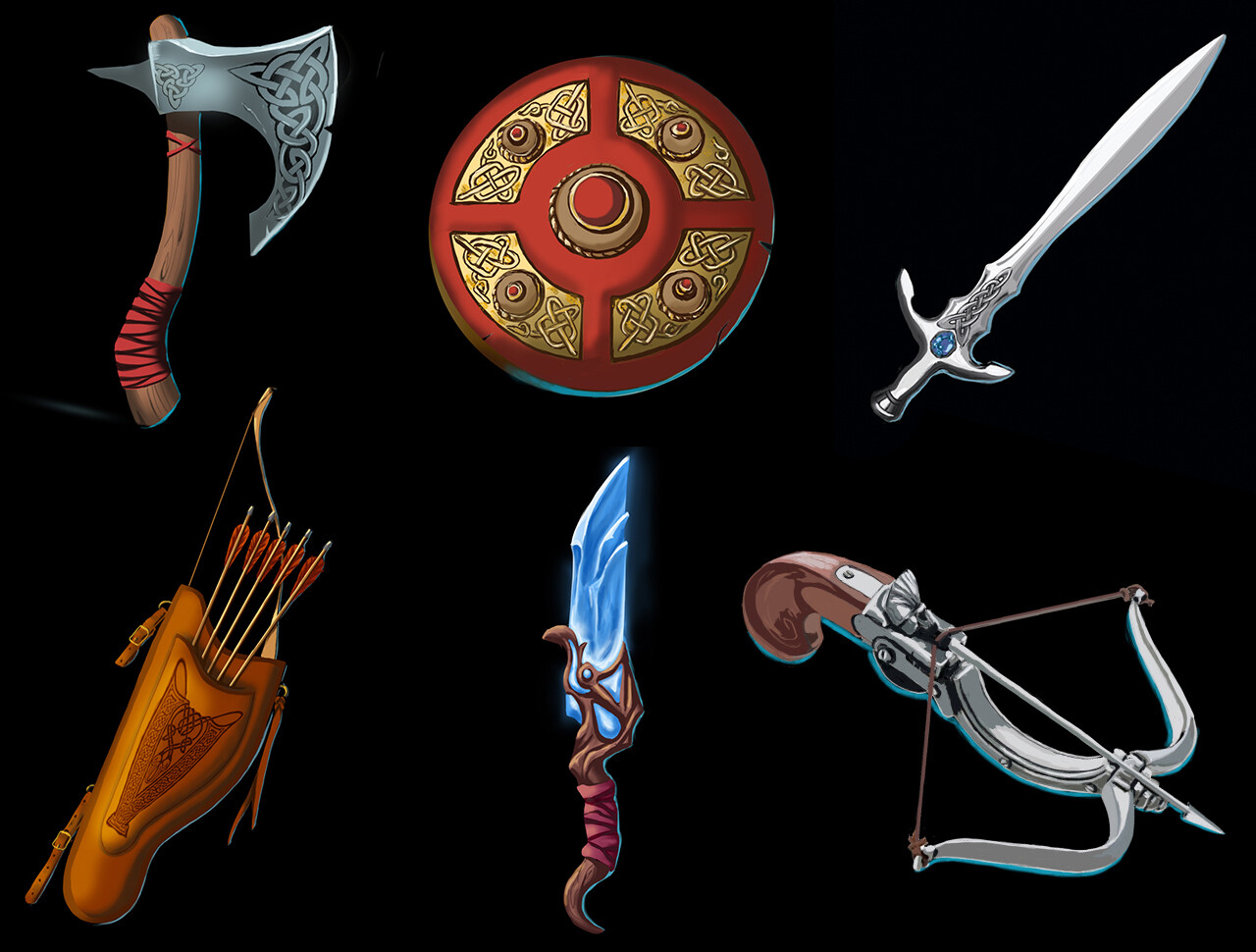 ArtStation - props weapon