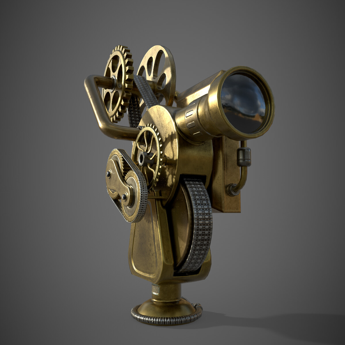 ArtStation - Steampunk Projector