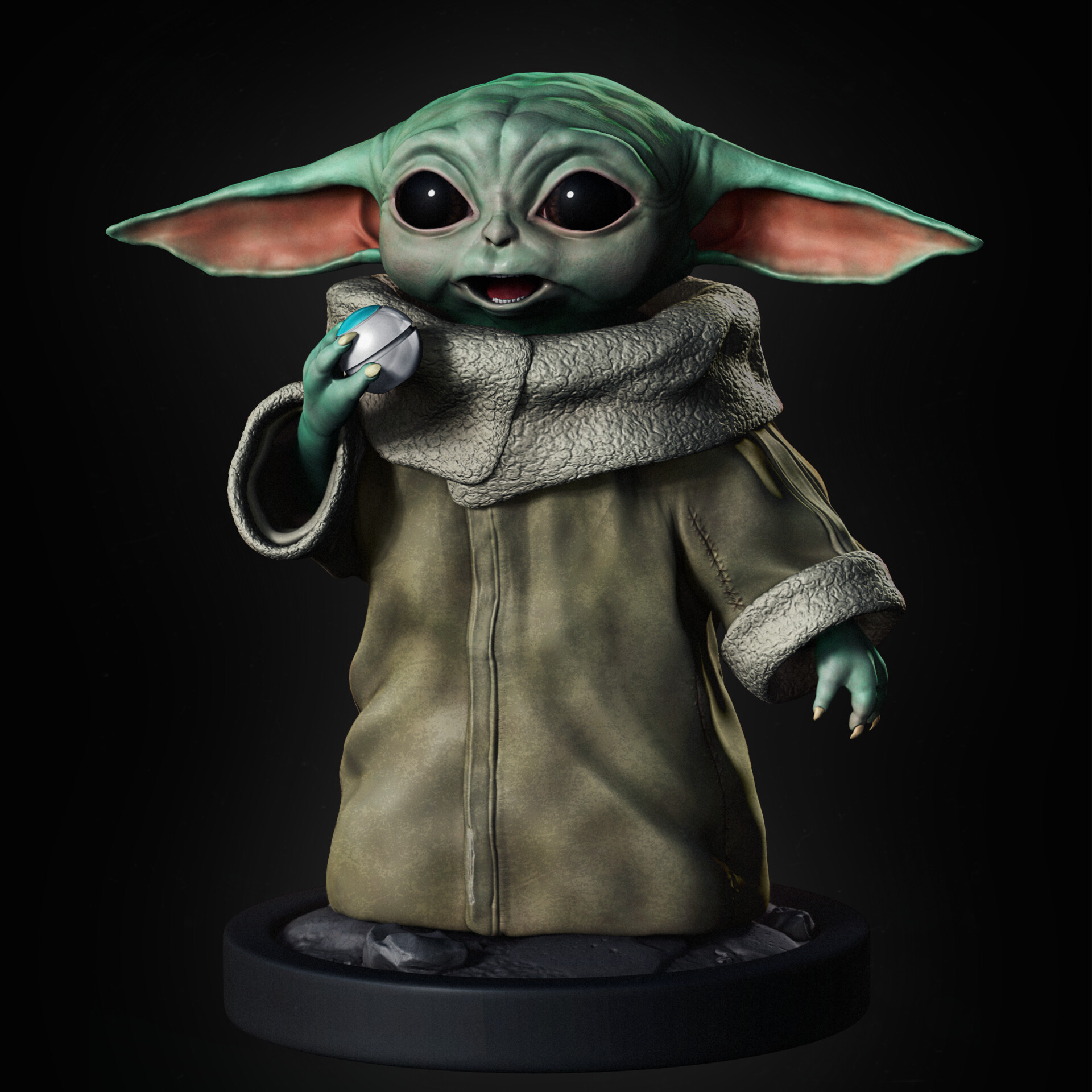 ArtStation - Grogu (Baby Yoda)