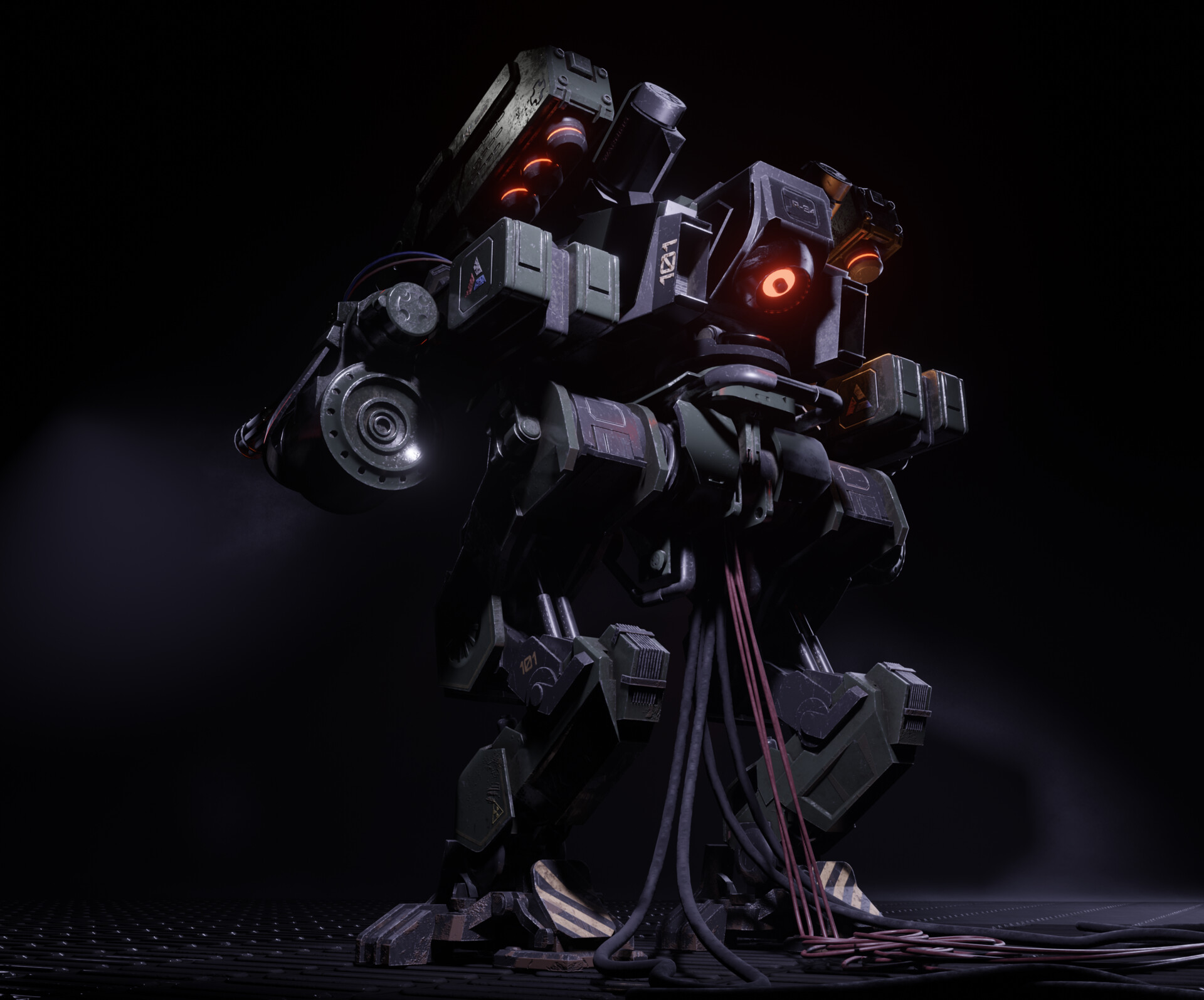 ArtStation - Пробный мех