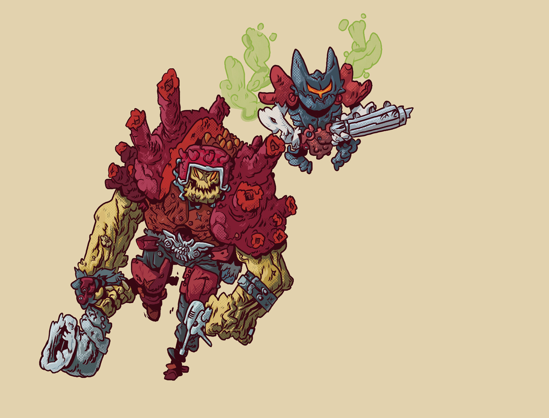 ArtStation - weevil and stag