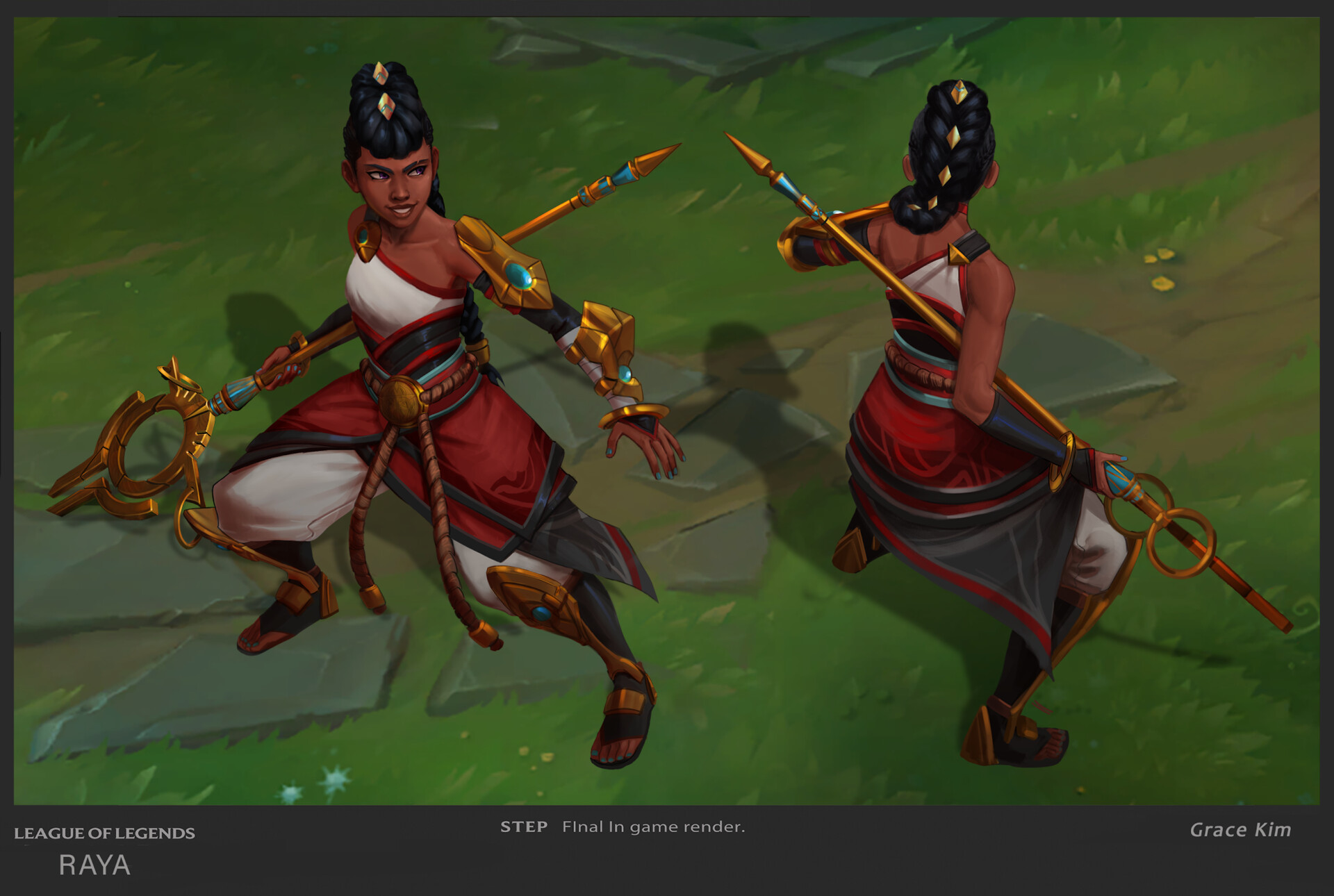 ArtStation - Raya, the Sand Priestess