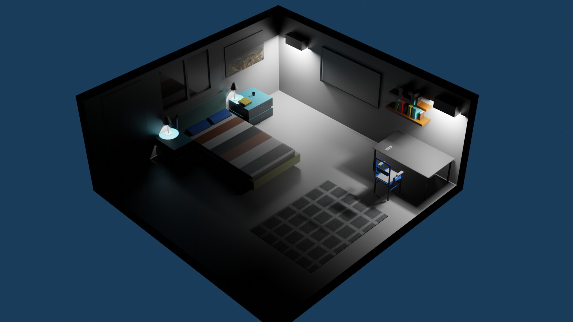 ArtStation - İsometric Room