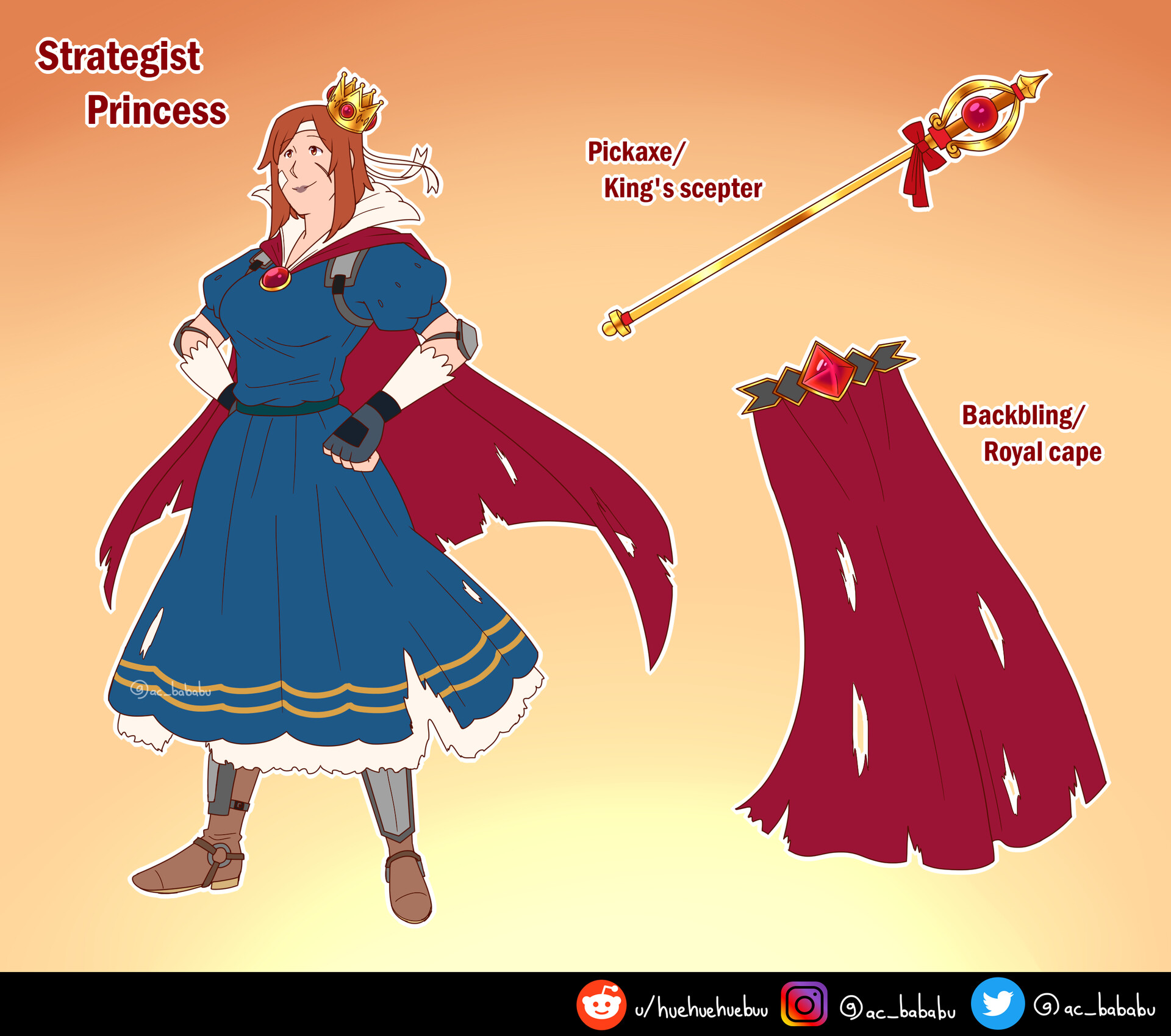 ArtStation - [Skin Concept] Strategist Princess