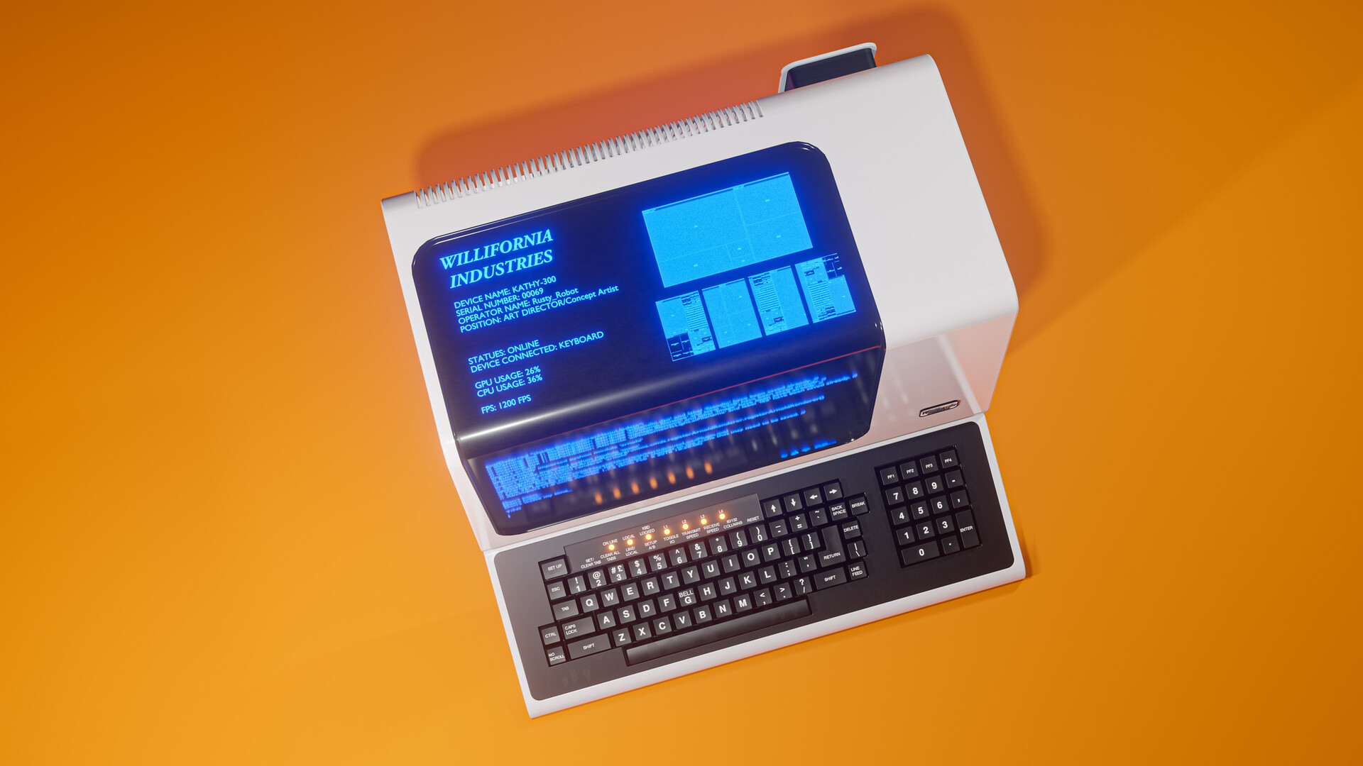 James Jiang - Willifornia Retro-future Terminal