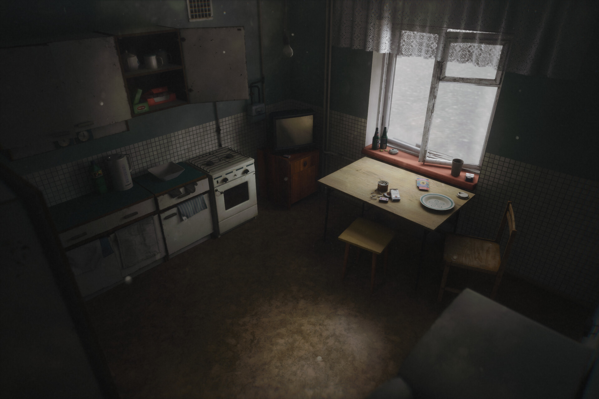 ArtStation - Relighting - Post Soviet Poor Flat