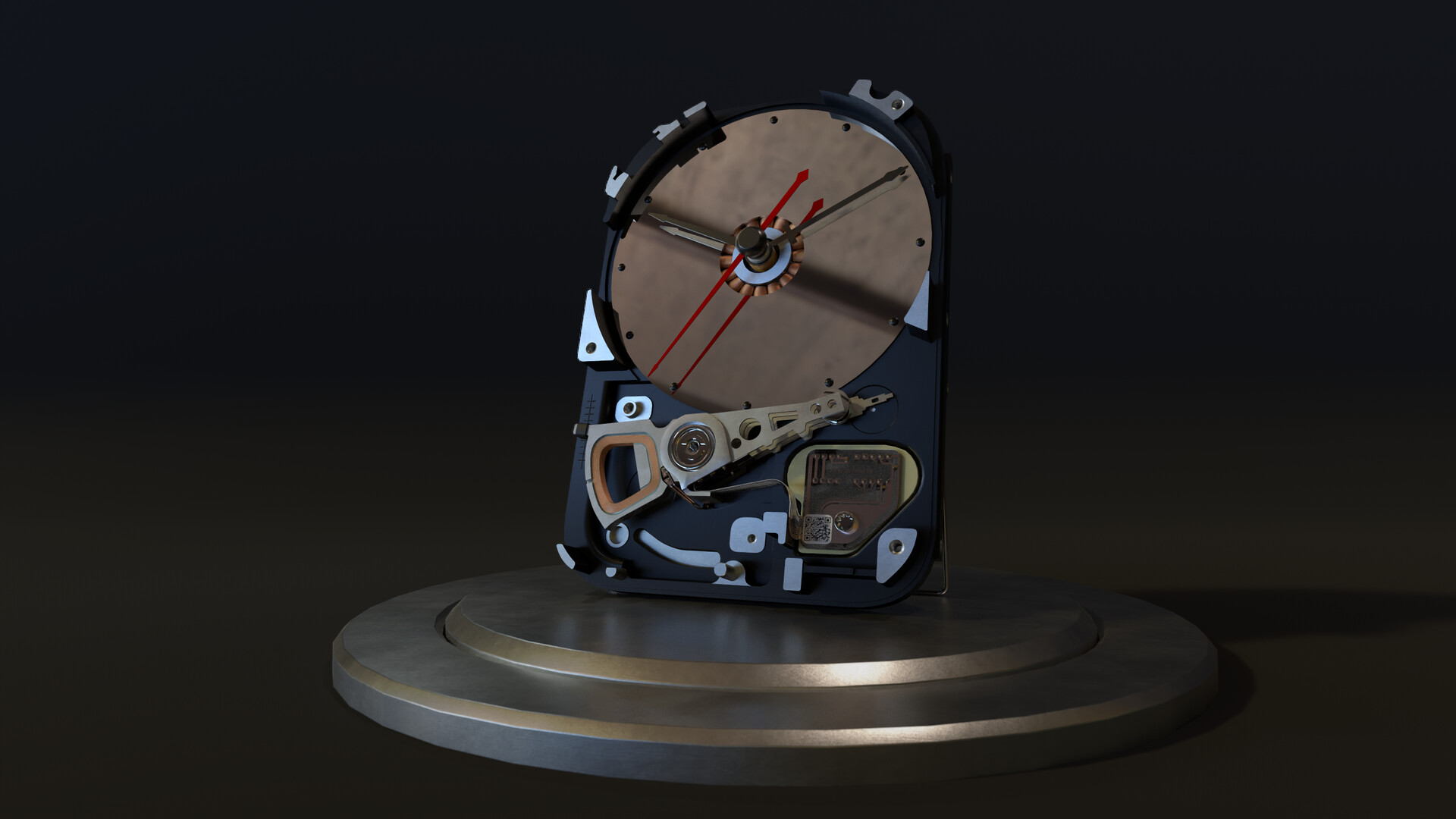 ArtStation - HDD-clock