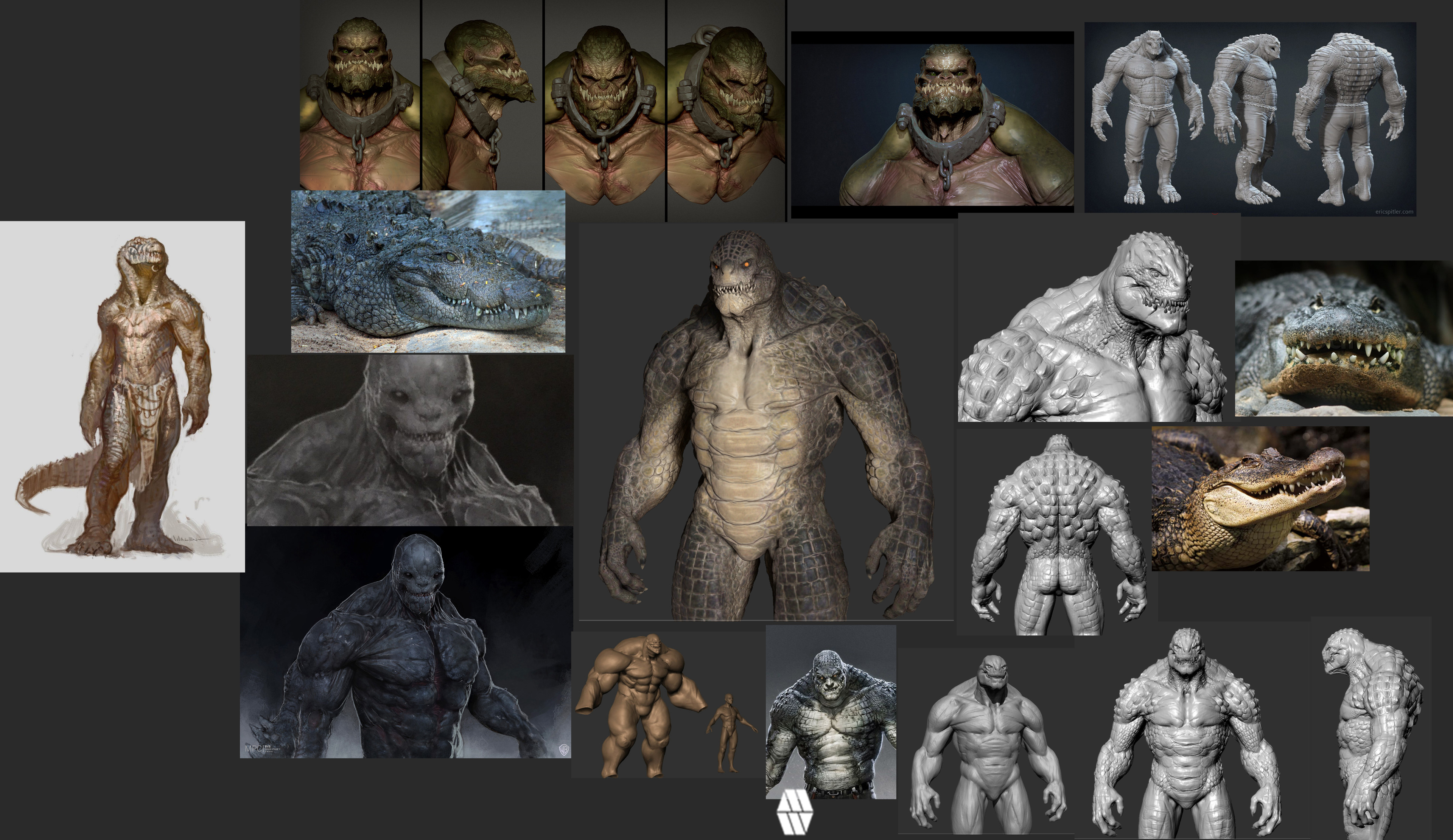 Marcus Whinney - A Monster Calls - 'Killer Croc' Personal Project