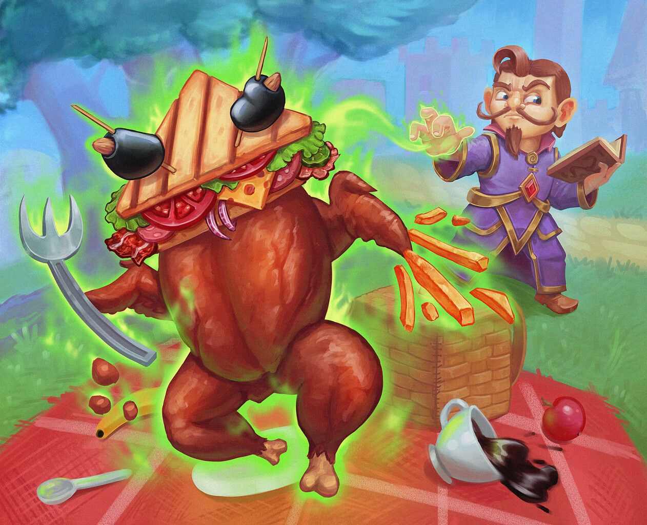 ArtStation - Food golem