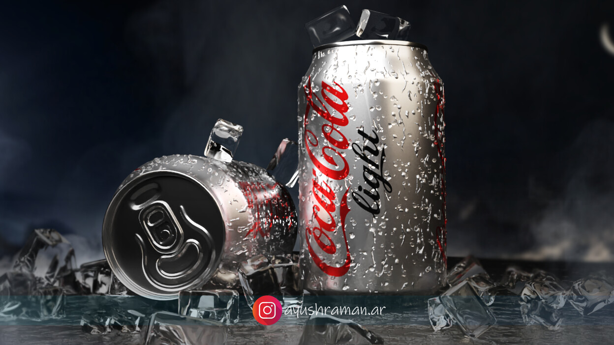 ArtStation - Coca Cola 3D Visualization