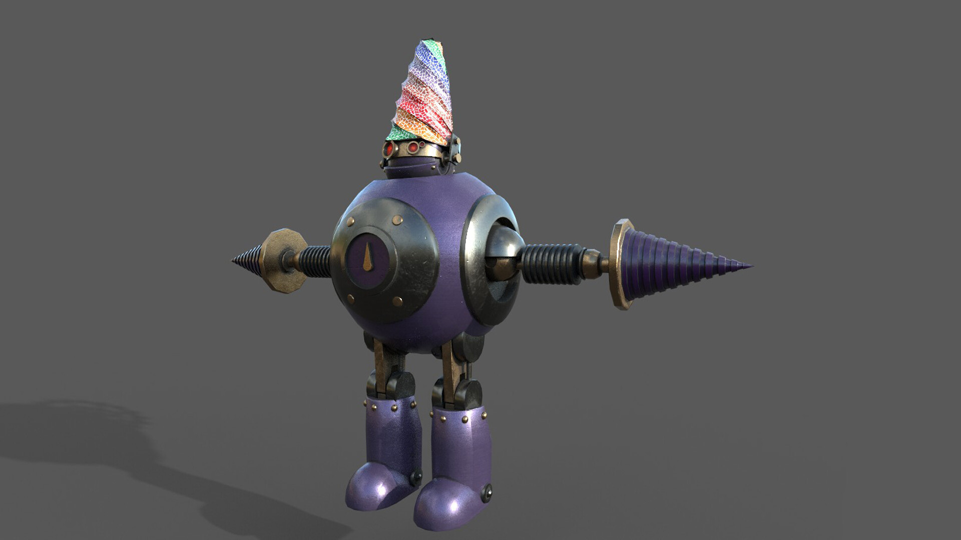 ArtStation - Steam Roller robot