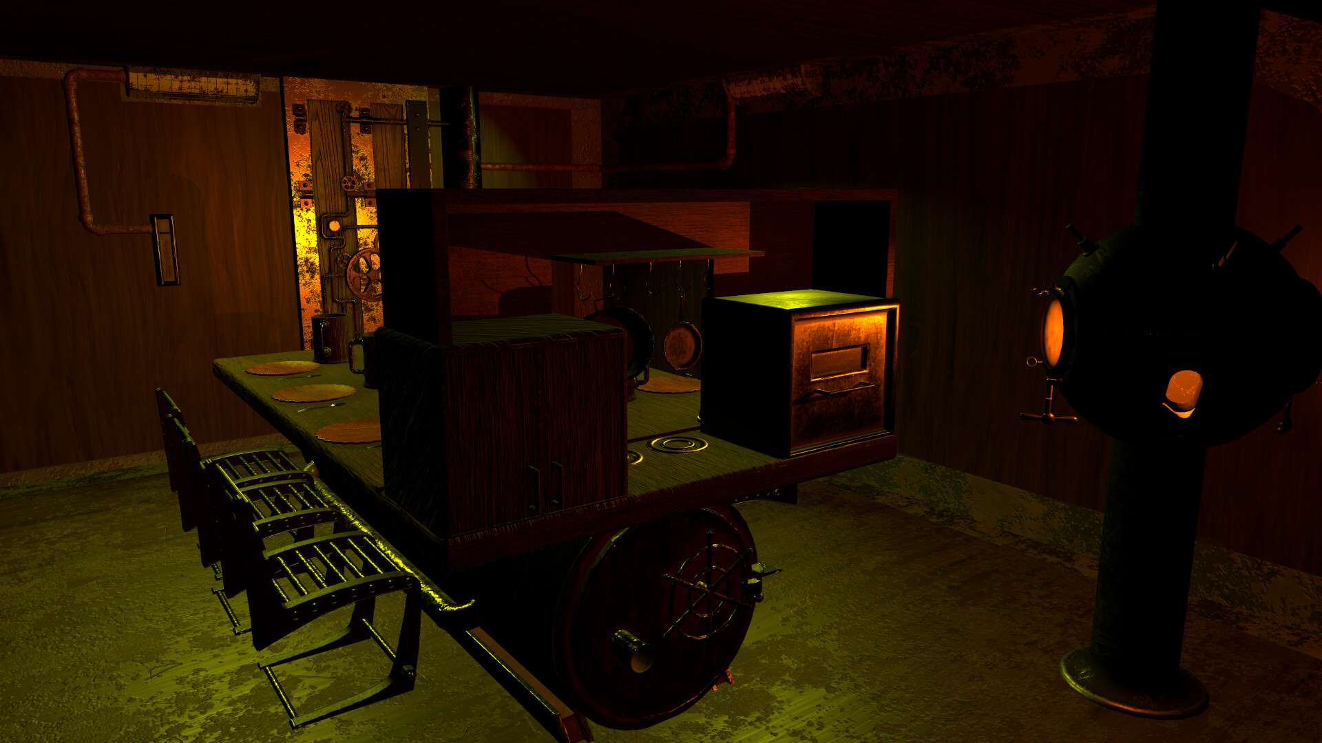 ArtStation - Steampunk kitchen v1