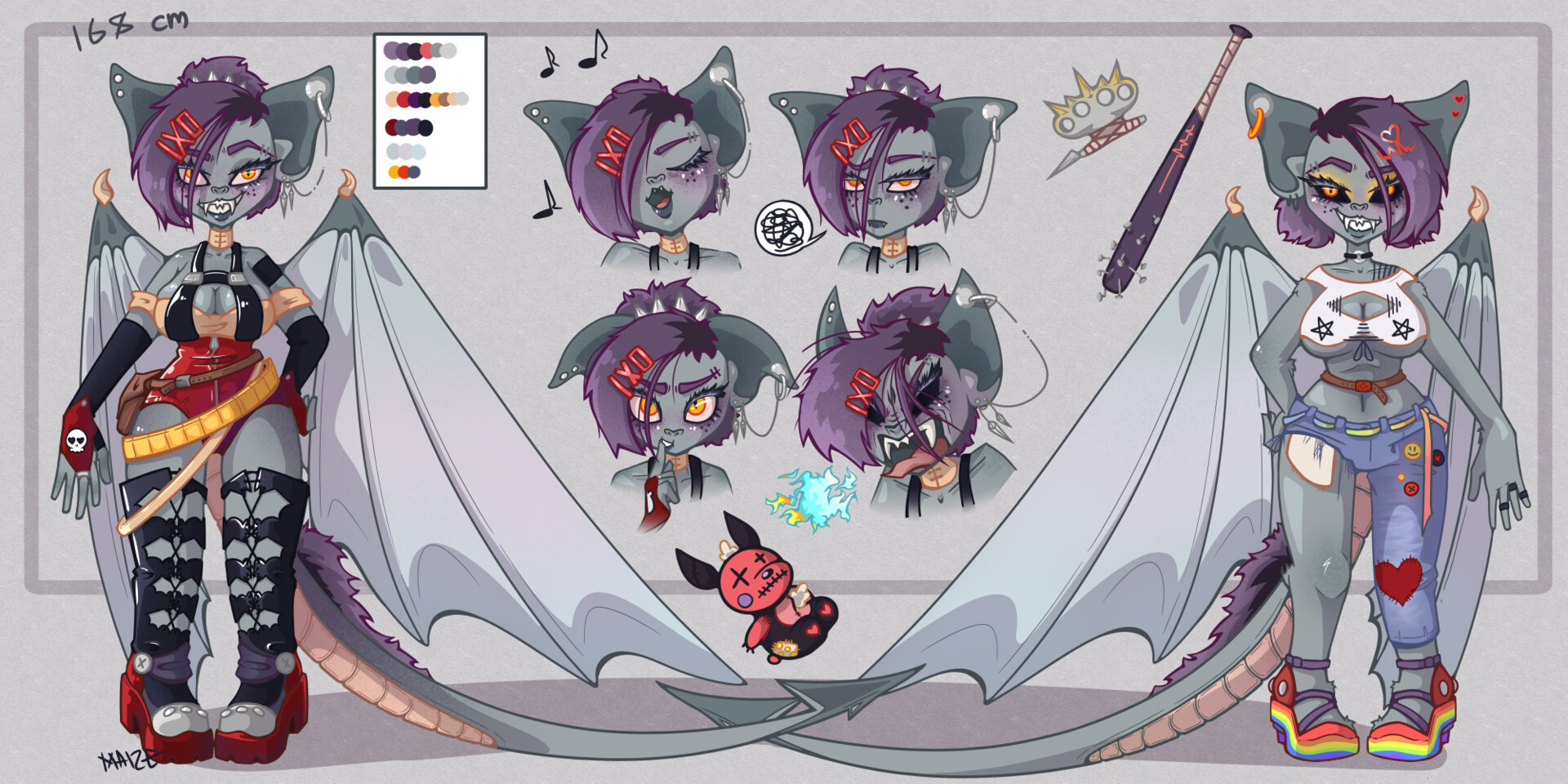 ArtStation - Bat-dragon design