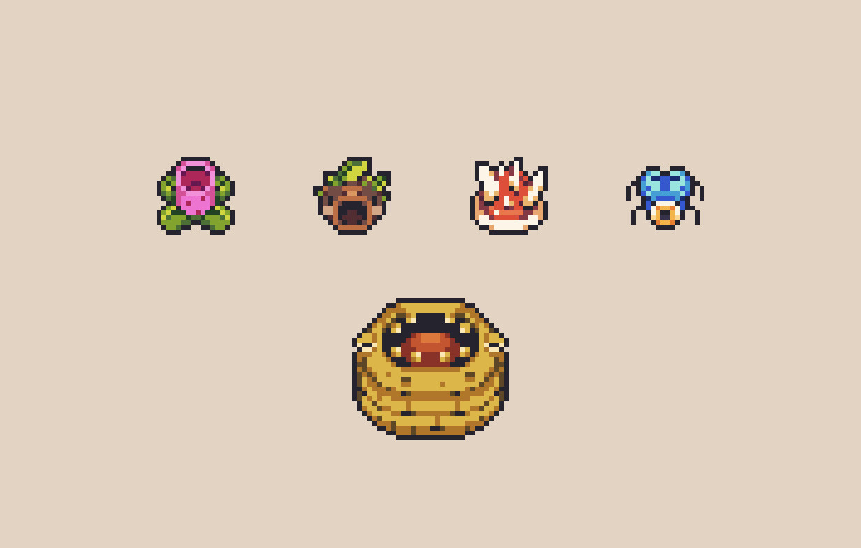 ArtStation - Top-down Enemies