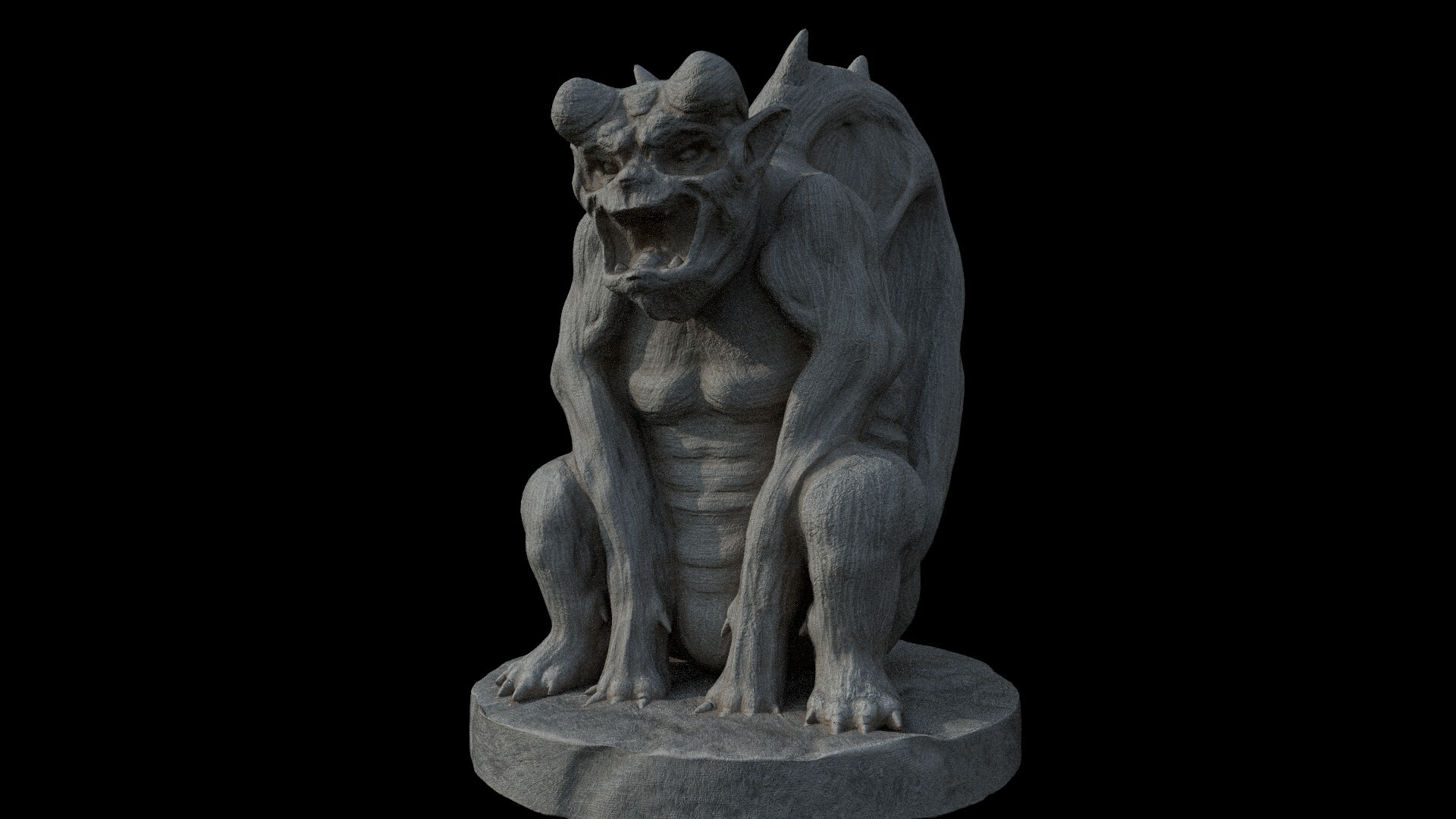 ArtStation - Gargoyle statue
