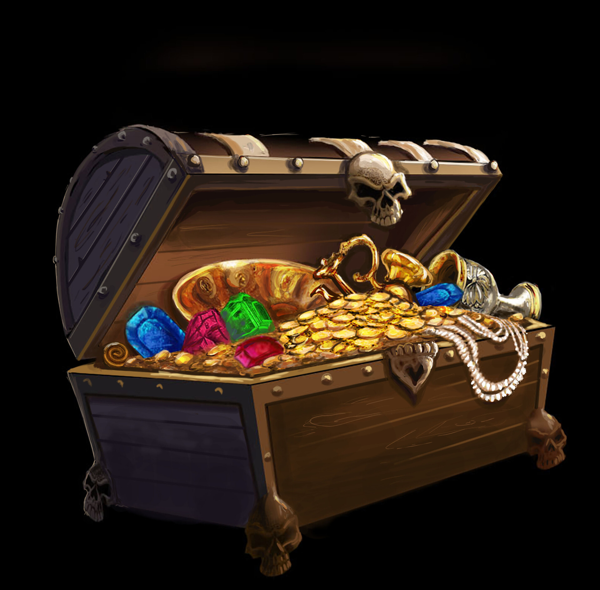 ArtStation - pirate chest