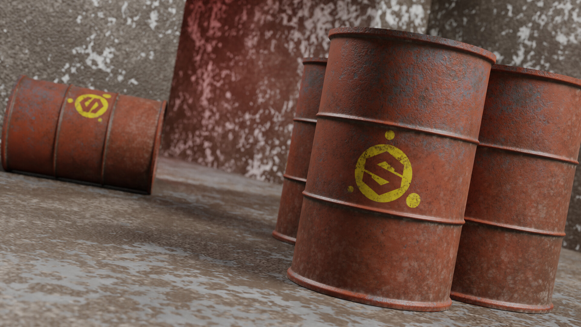 ArtStation - Barrel Scene