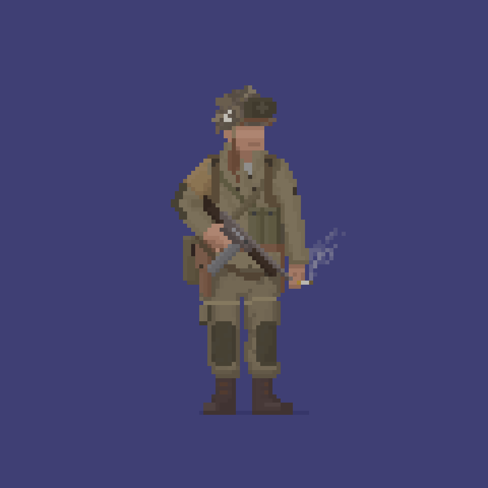 Elias Weber - A tribute to 101st Airborne Division. Three soldiers with ...