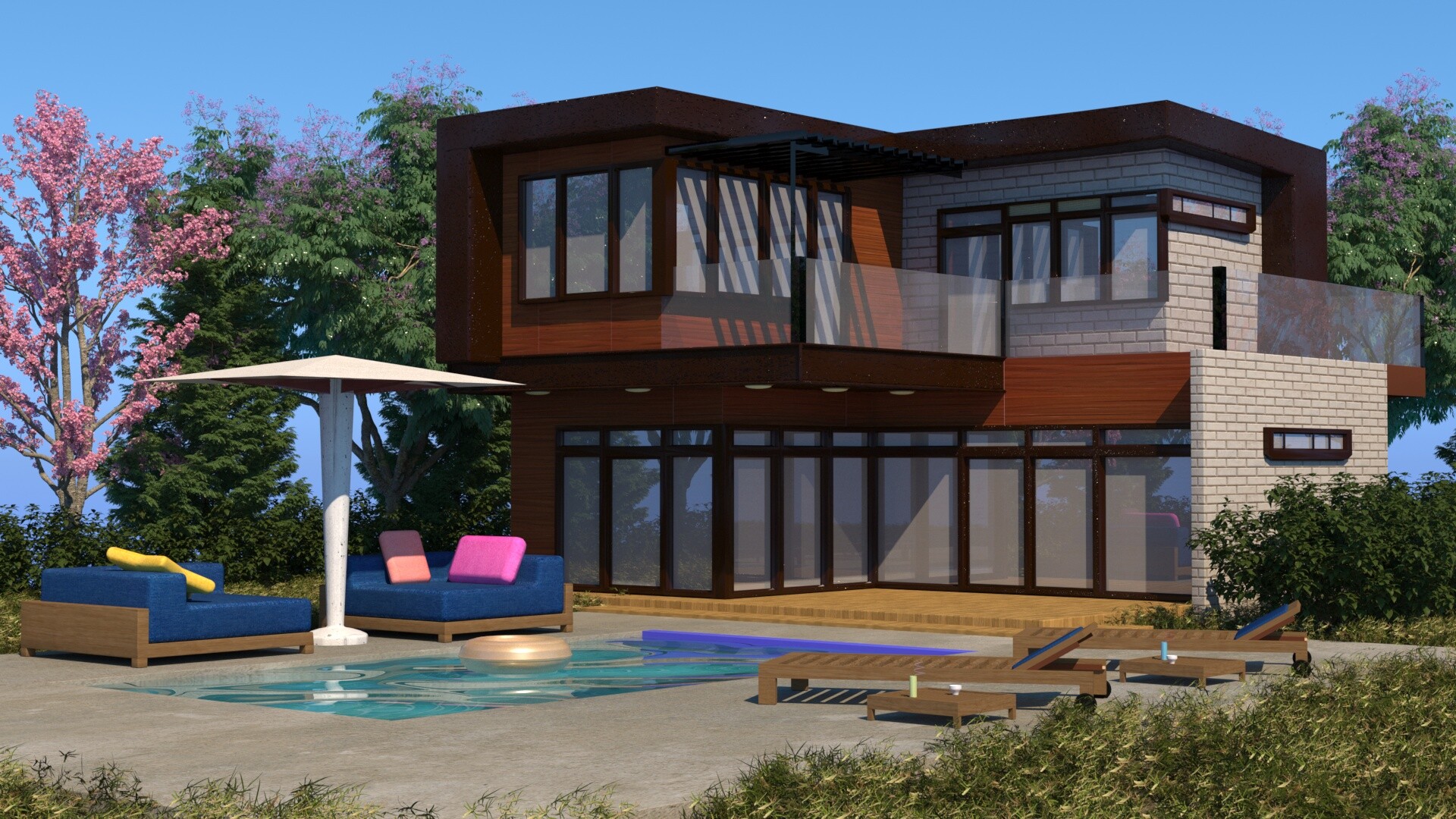 ArtStation - 3D Villa on 3DS Max