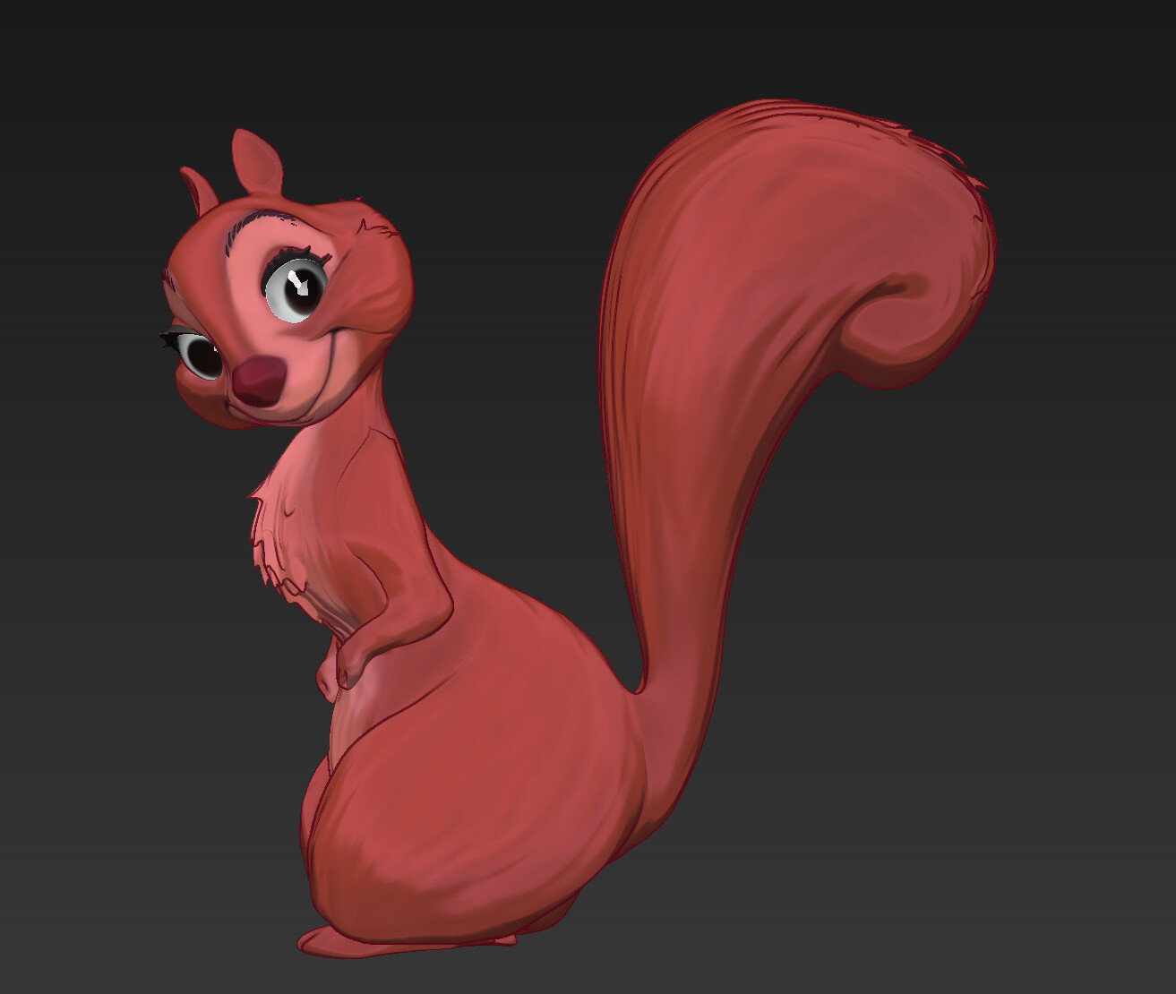Sansho Artstation Sword In The Stone Squirrel Girl Homage