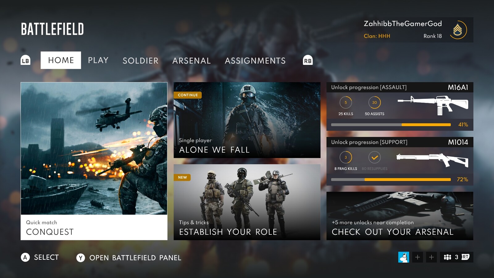Joakim Hedman - Battlefield UI Concept
