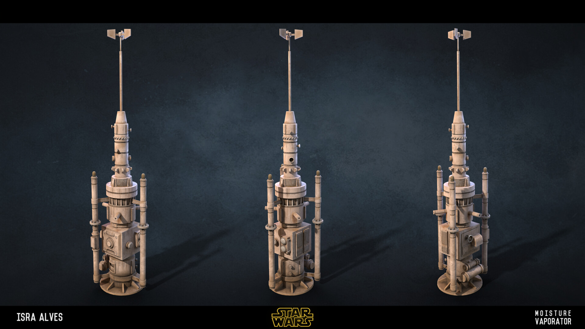 Isra Alves González - Moisture Vaporator (Star Wars), Fan Art 2021