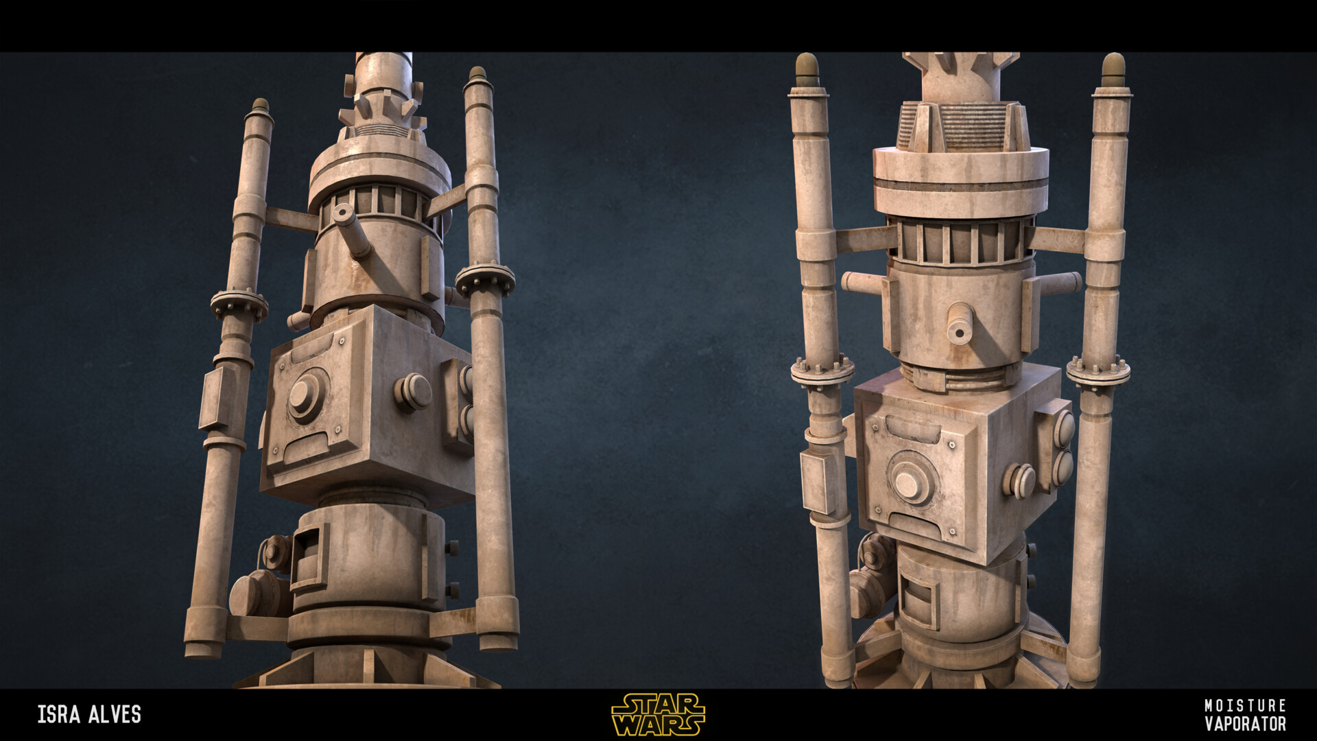 Isra Alves González - Moisture Vaporator (Star Wars), Fan Art 2021