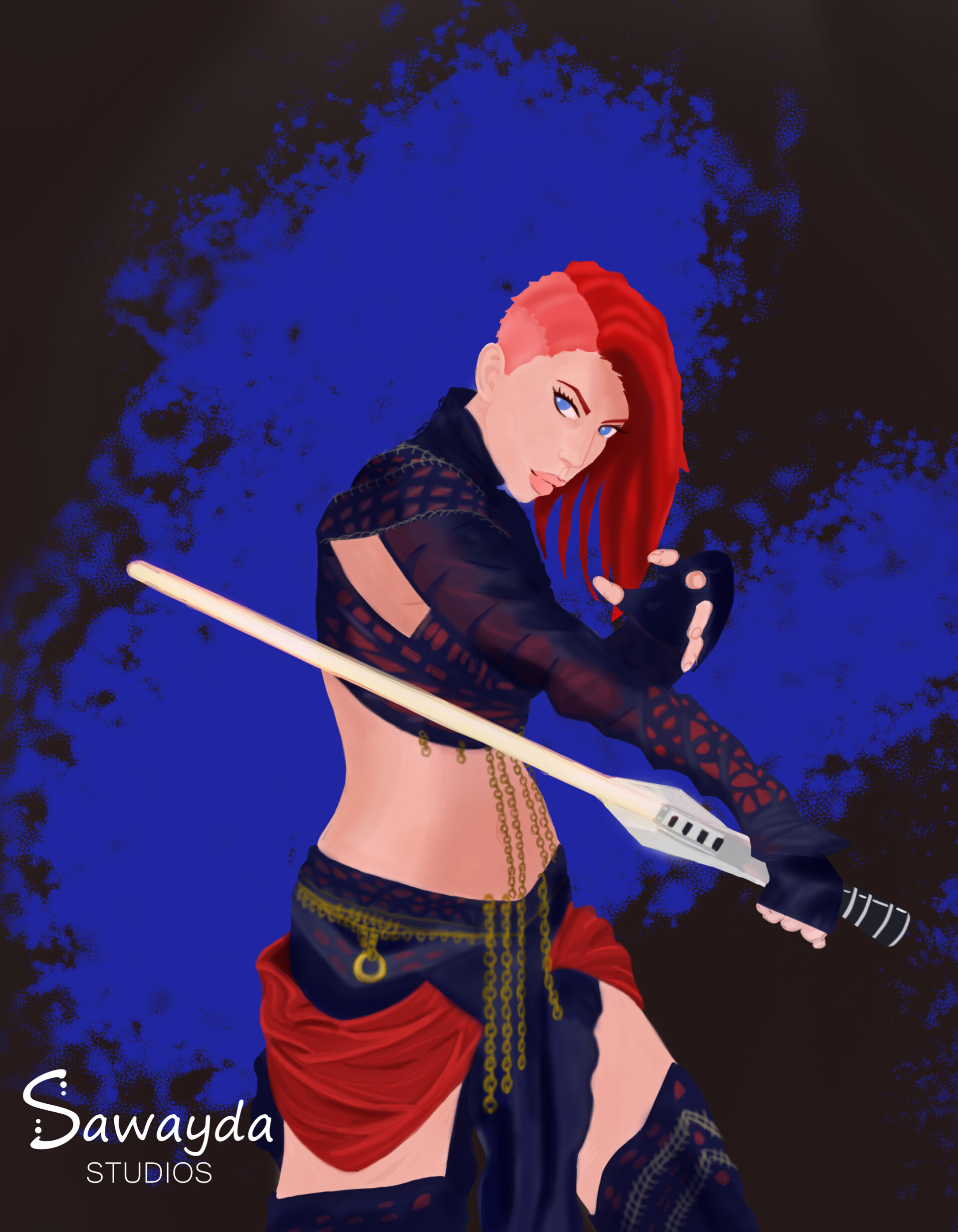 ArtStation - Art Study: Cyber Punk Warrior